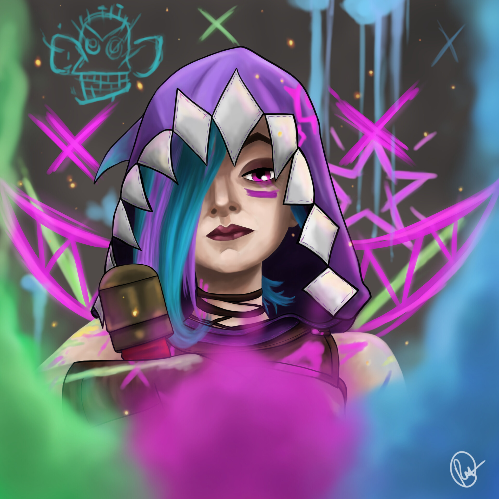 ArtStation - Hooded Jinx fanart