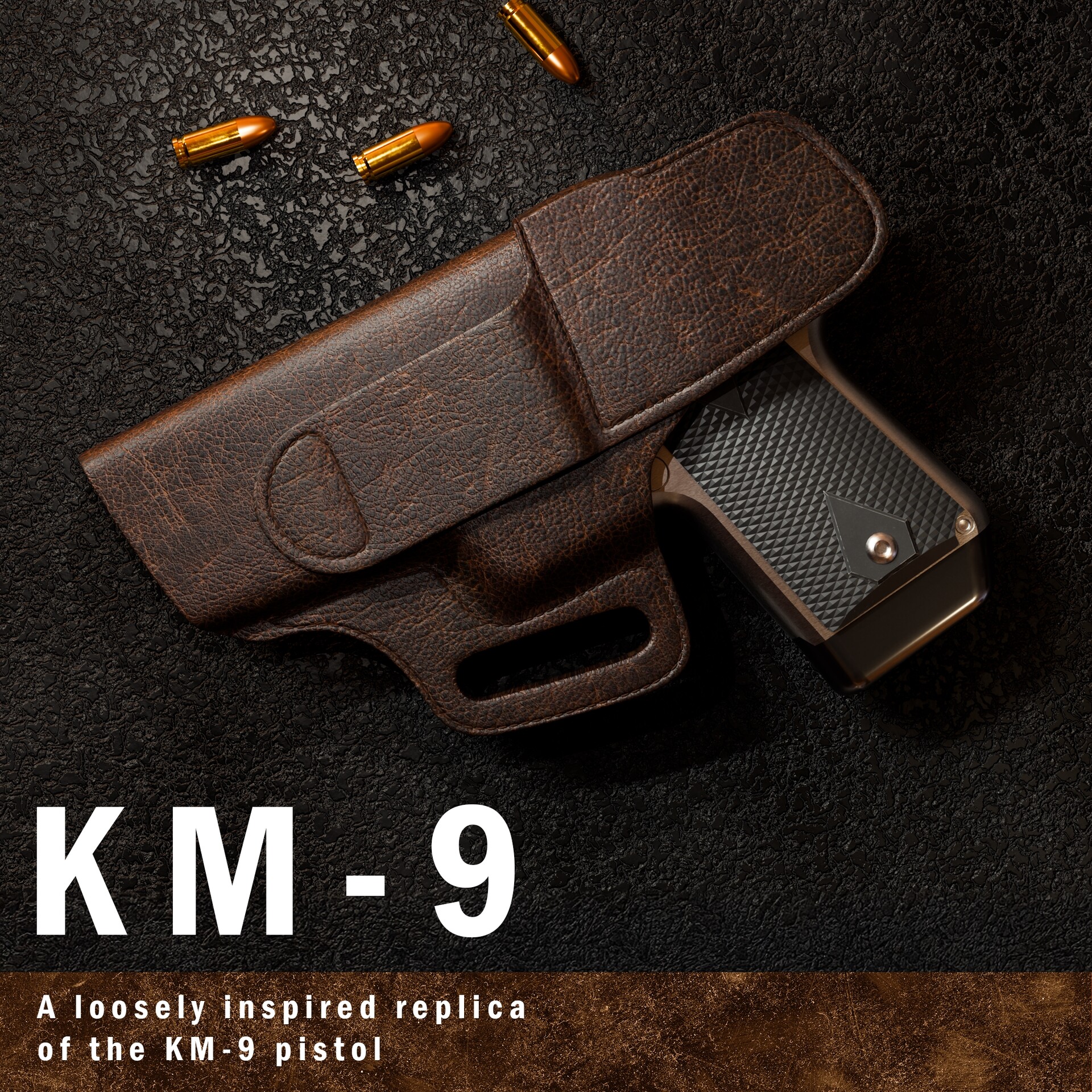 ArtStation - KM-9 Pistol