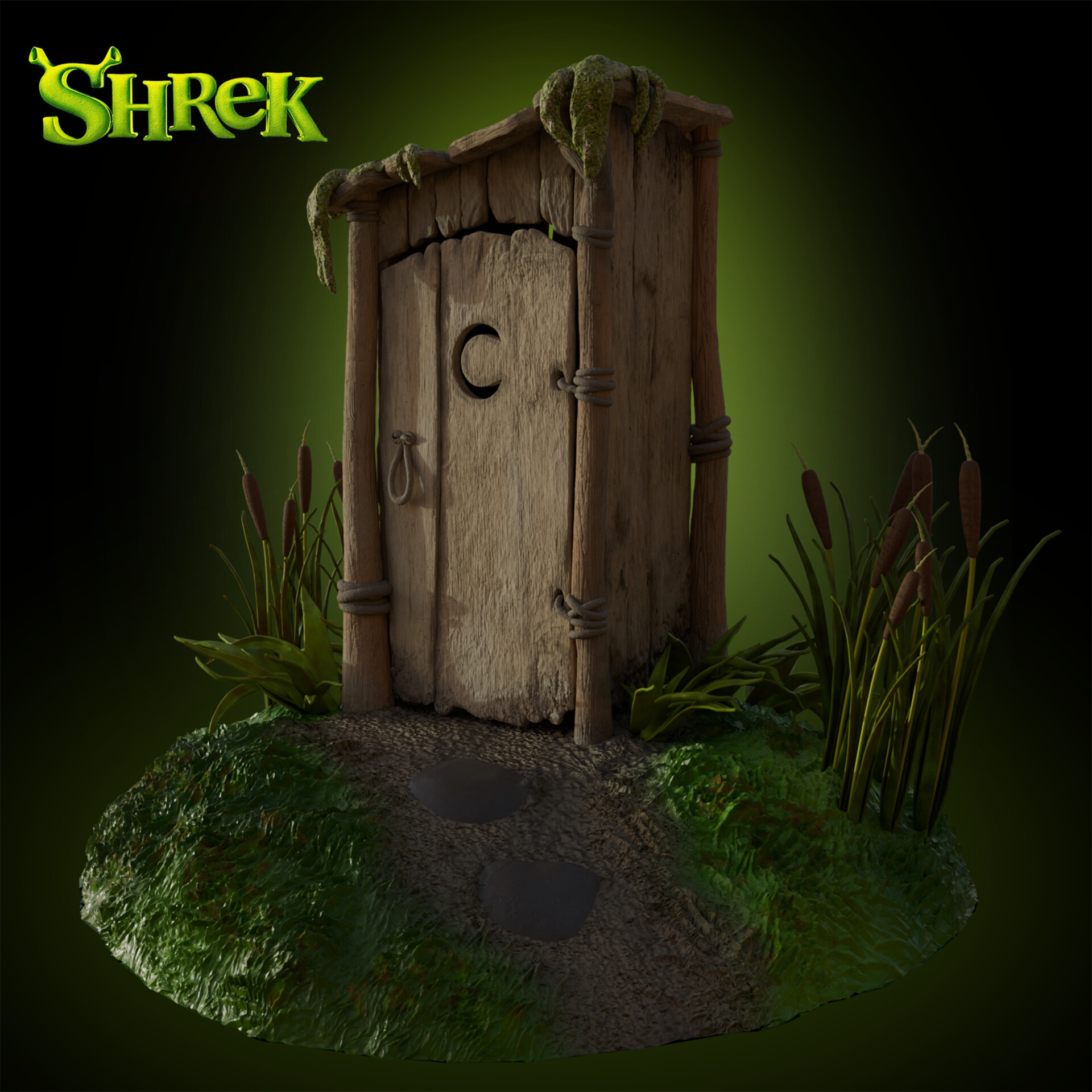 ArtStation - Shrek toilet