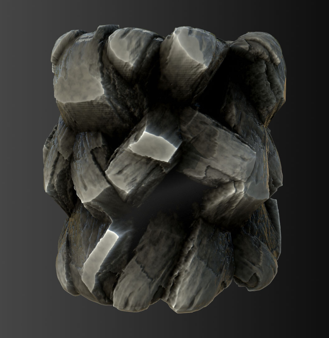 ArtStation - 3D Stylized Rock Texture
