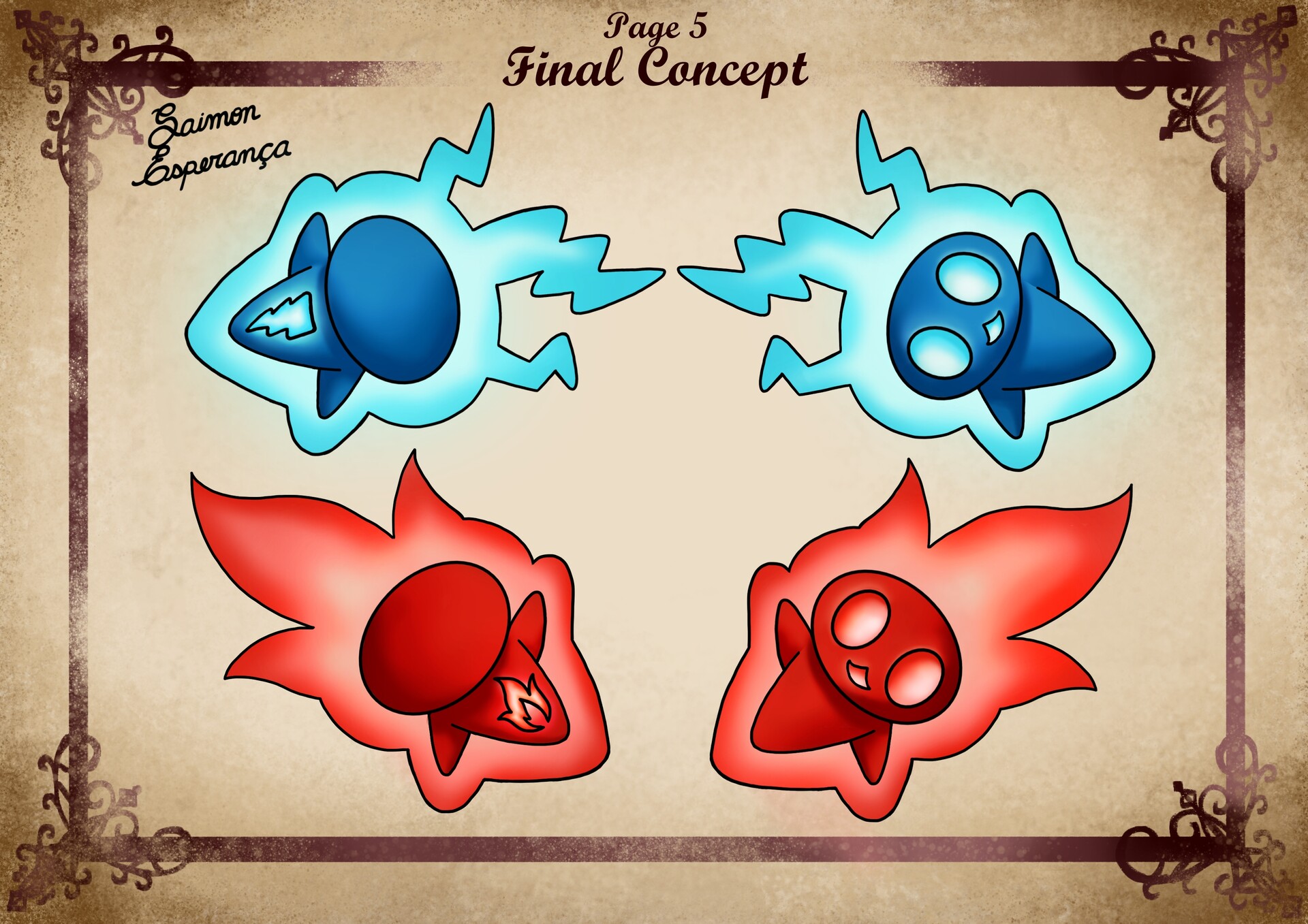 ArtStation - Elemental Monsters: A Feast of Power