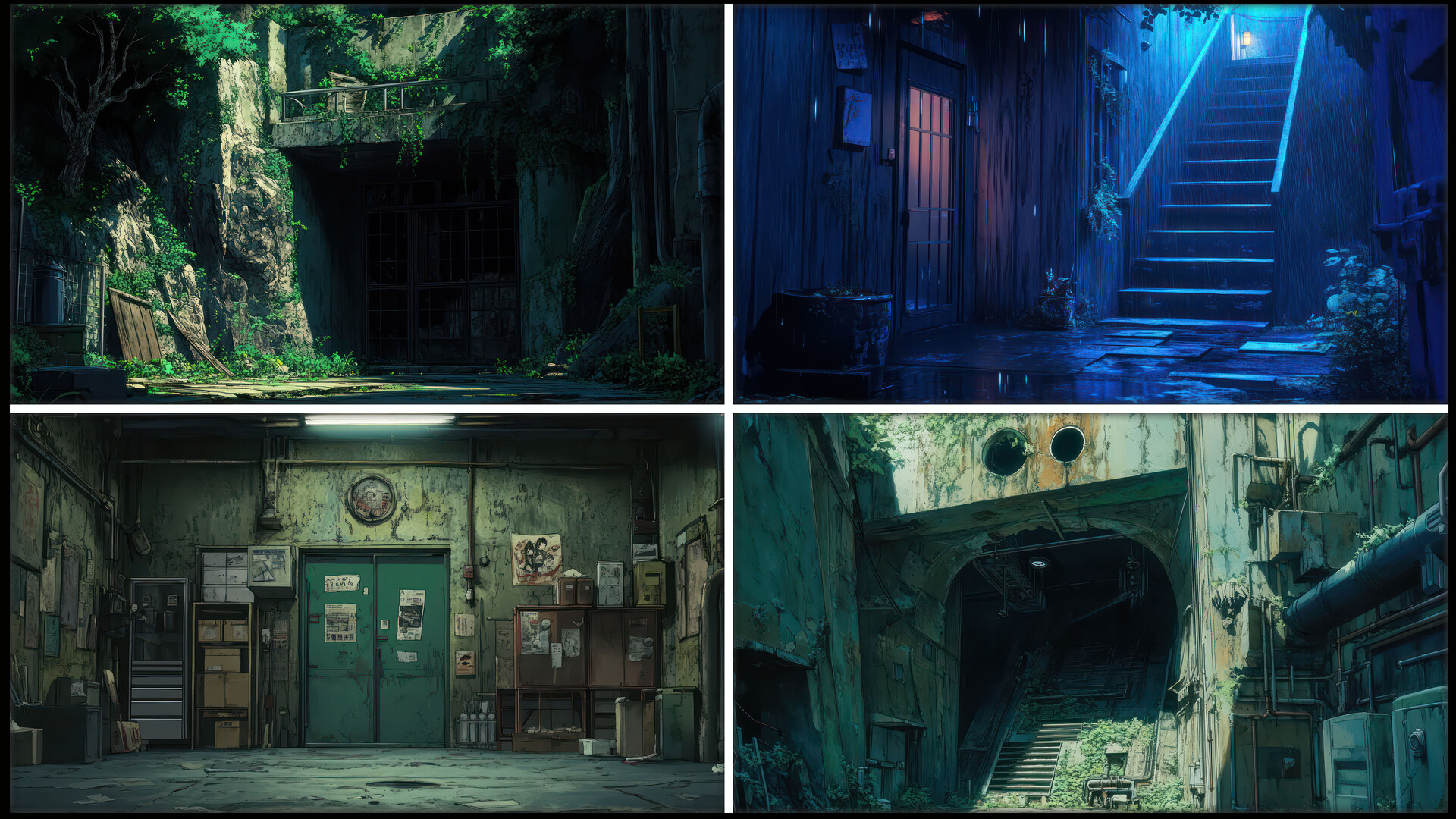 Ferial Concept - 🔹230 Hideout - Anime Concept Reference Image Pack v ...