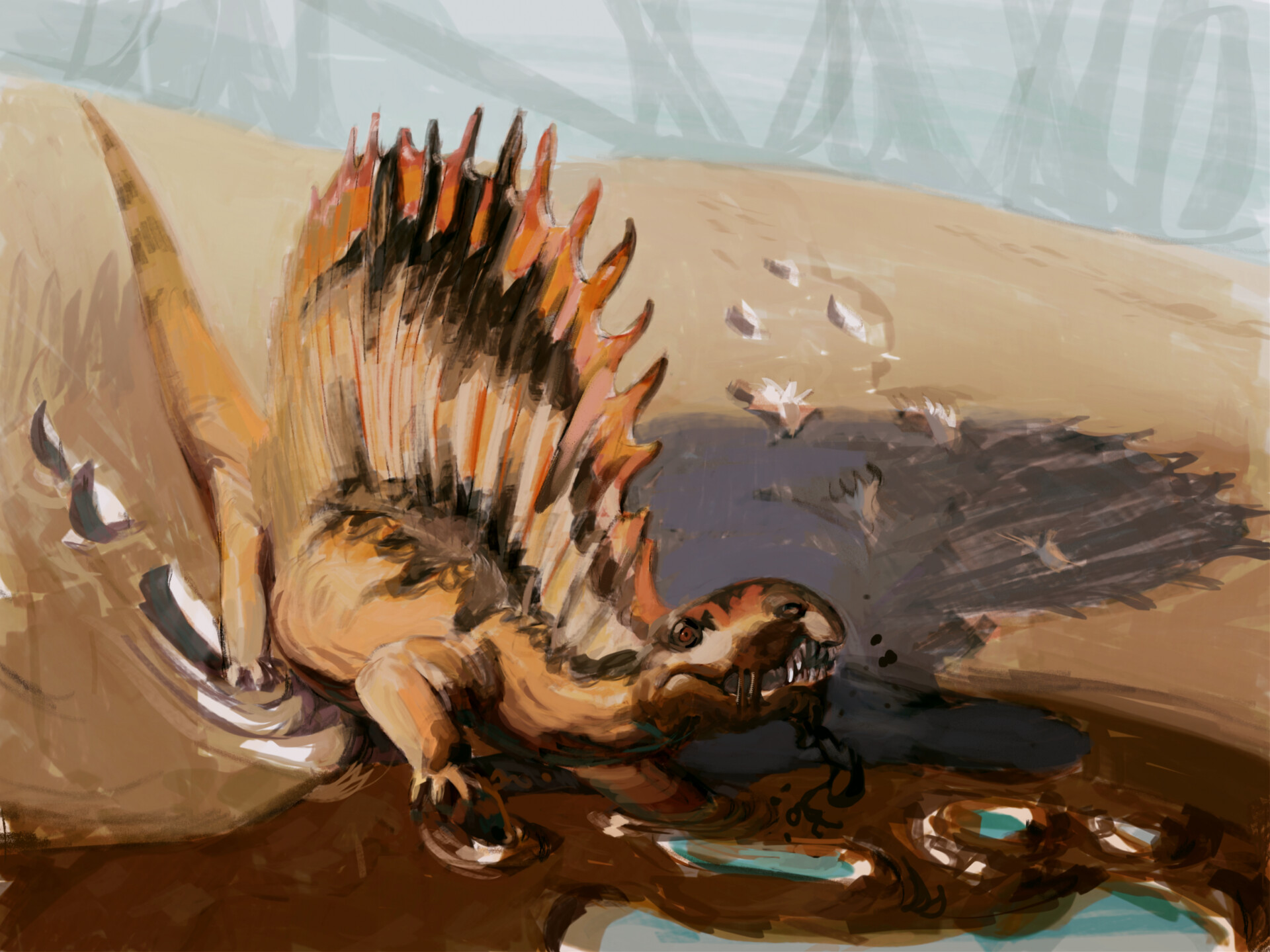 ArtStation - Unwelcomed Mud Bath
