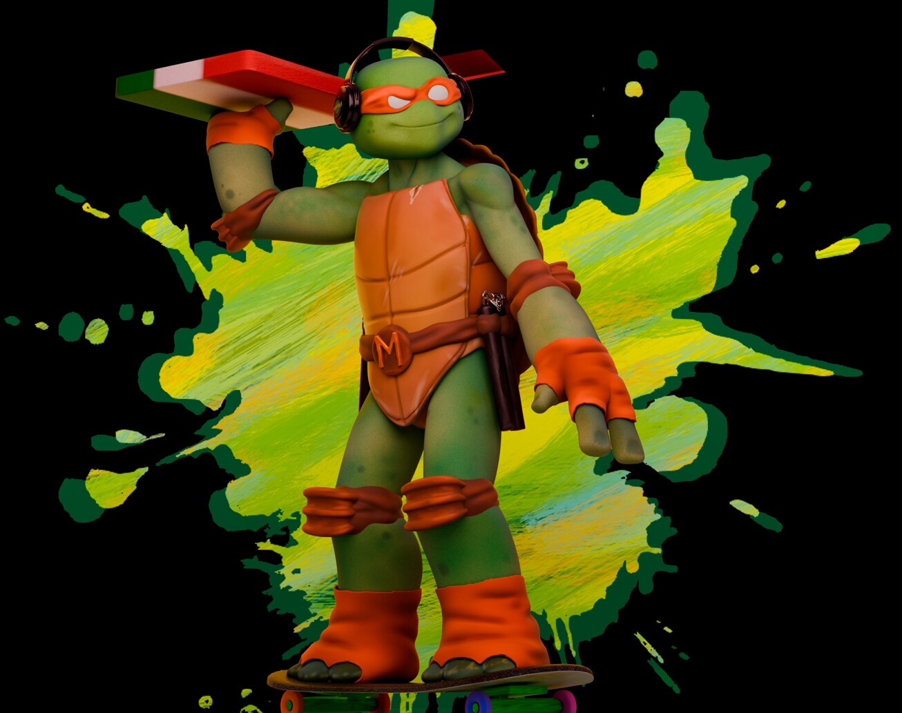 ArtStation - Mickey TMNT fanart