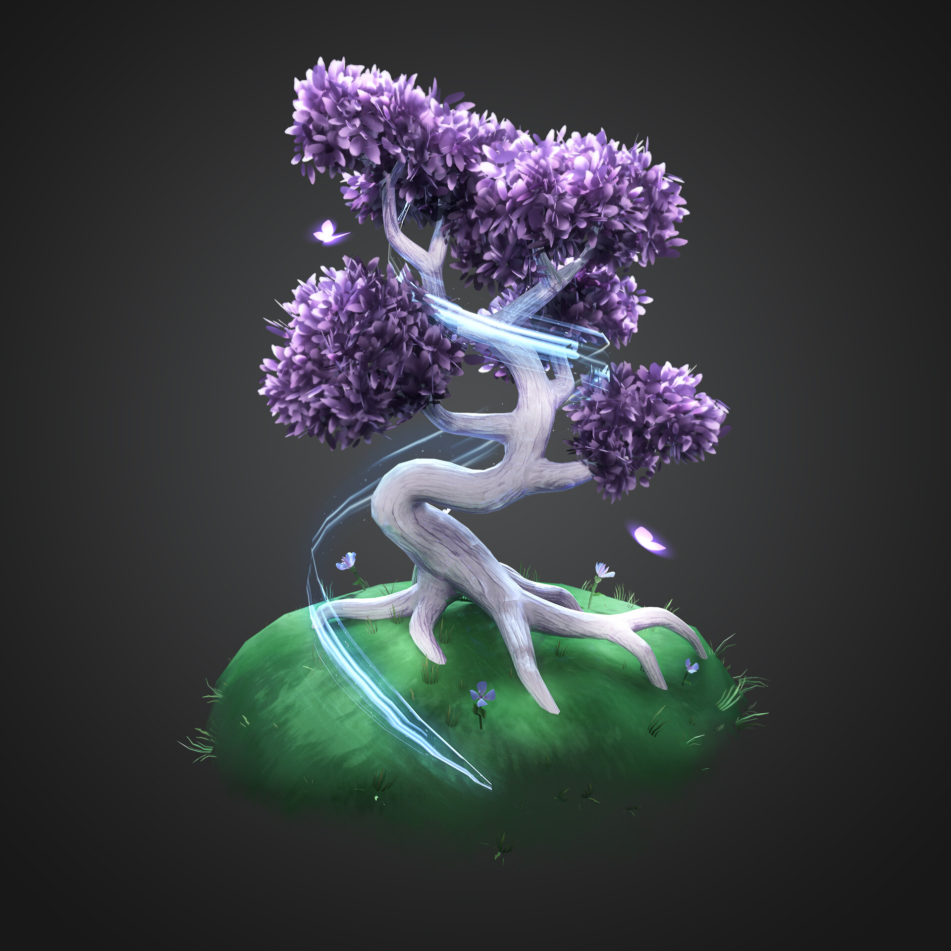 ArtStation - Stylised tree