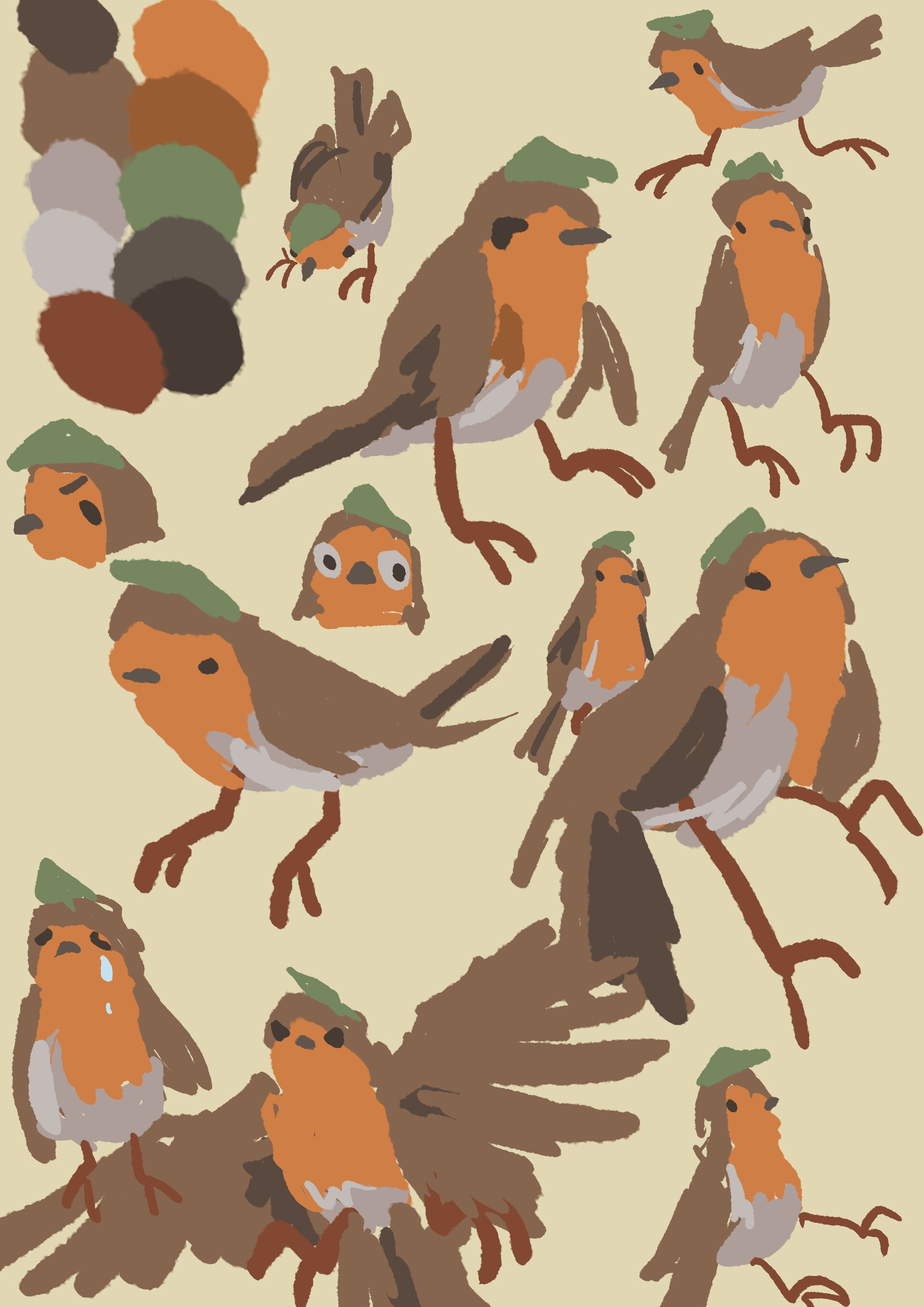 ArtStation - Jolly Good Robin (Game trailer project) CHARACTER DESIGNS