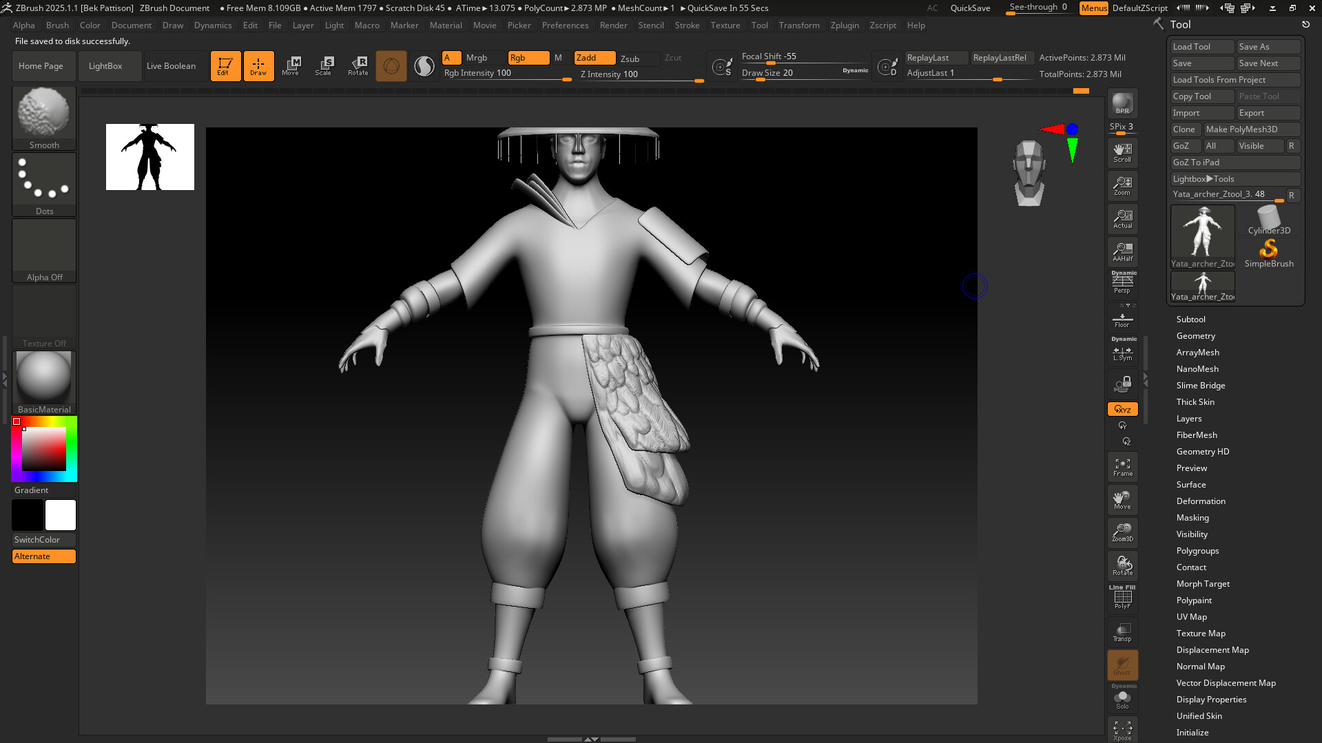 ArtStation - Learning Journal 4 - Starting in Zbrush
