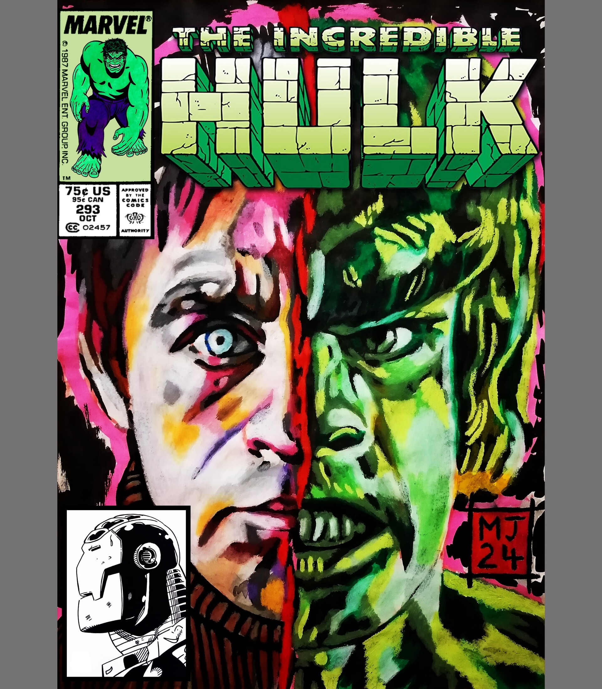ArtStation - Incredible Hulk Comic Book Cover