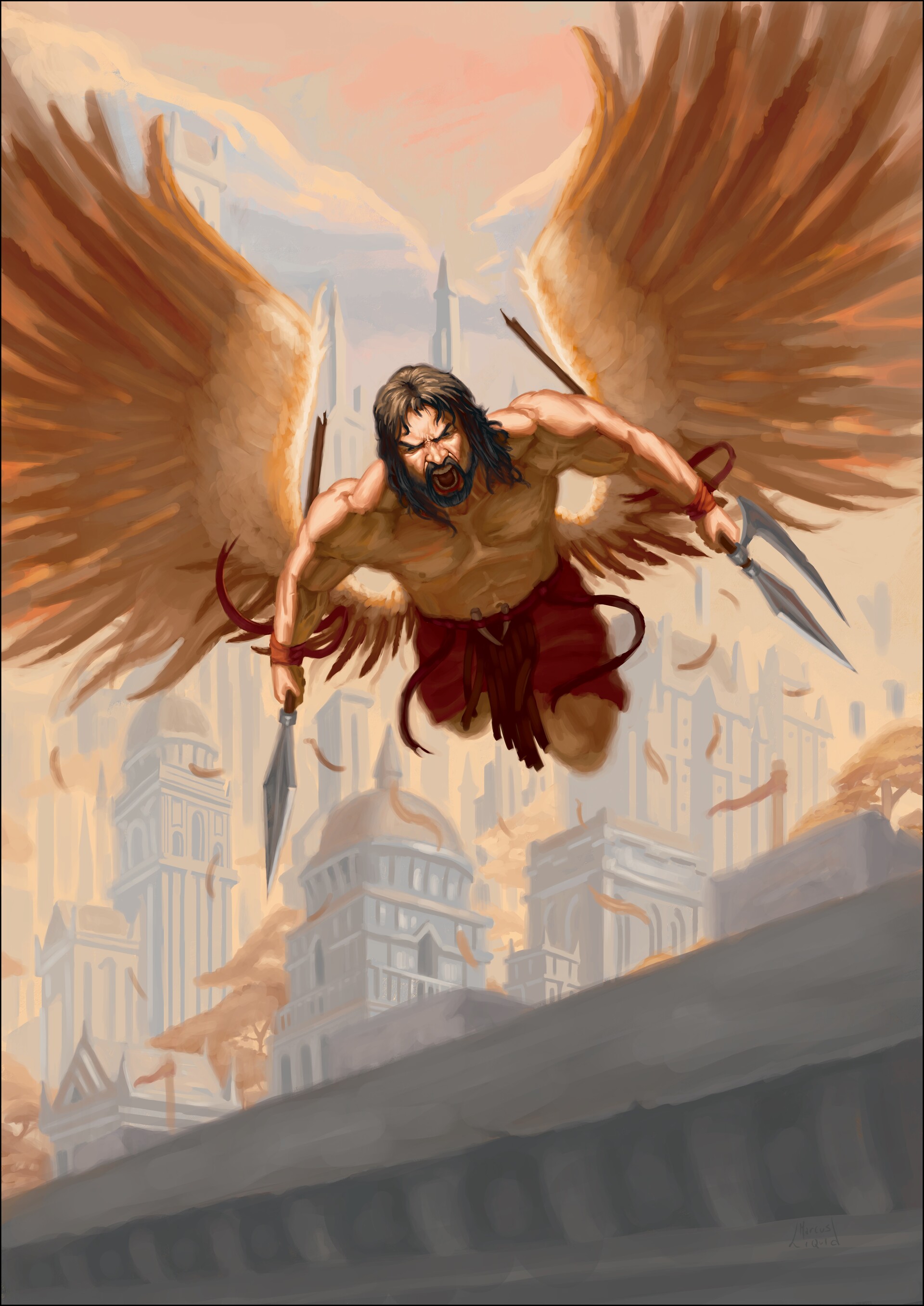 ArtStation - Wrathfull Angel