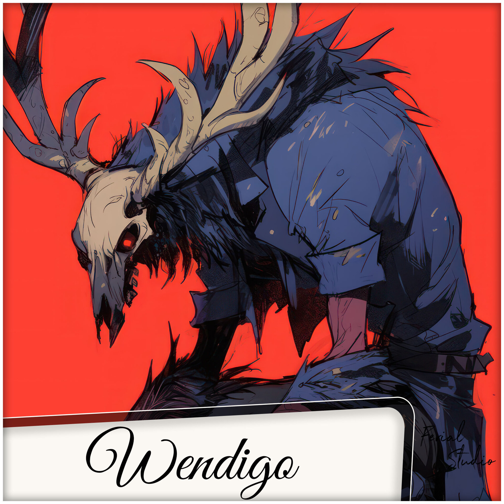 ArtStation - 🔹200 Wendigo - Cartoon Character Reference Image Pack v ...