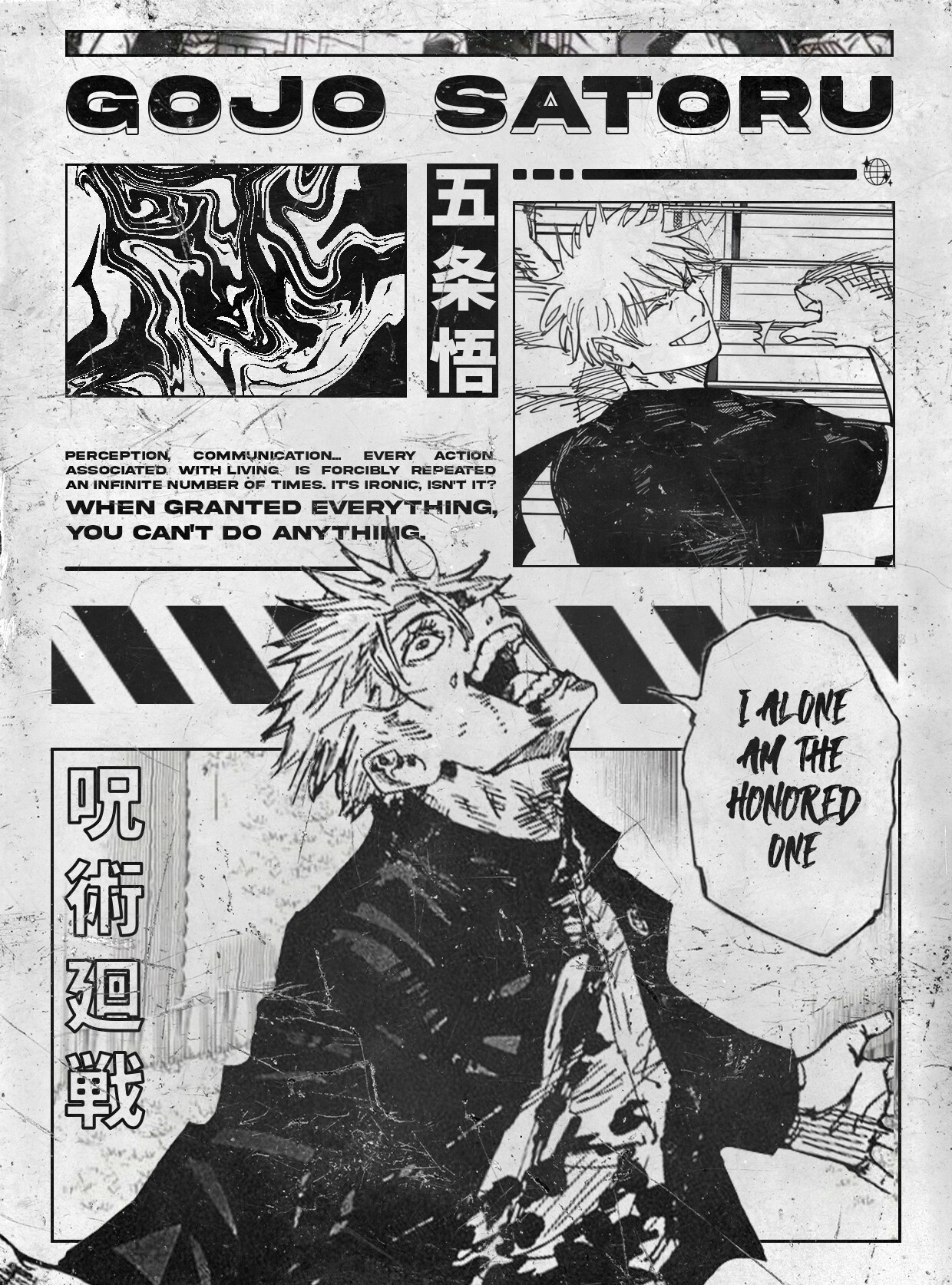 ArtStation - Gojo Satoru Poster