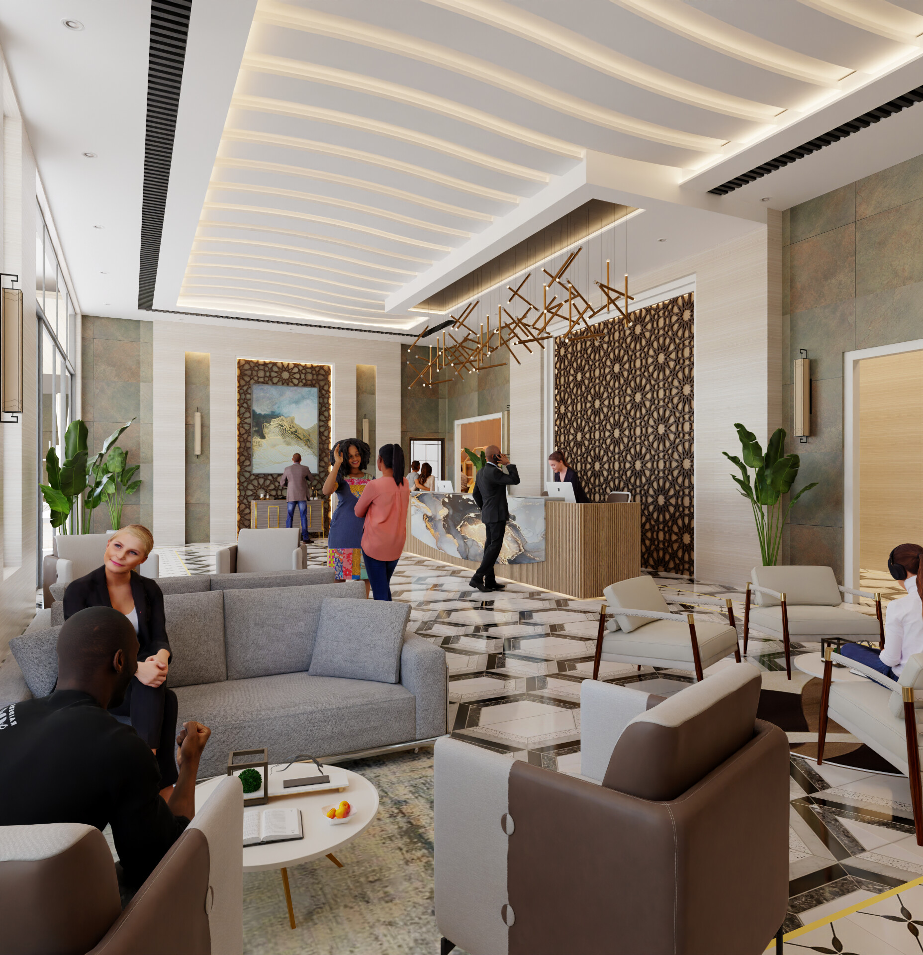 ArtStation - Reception Area