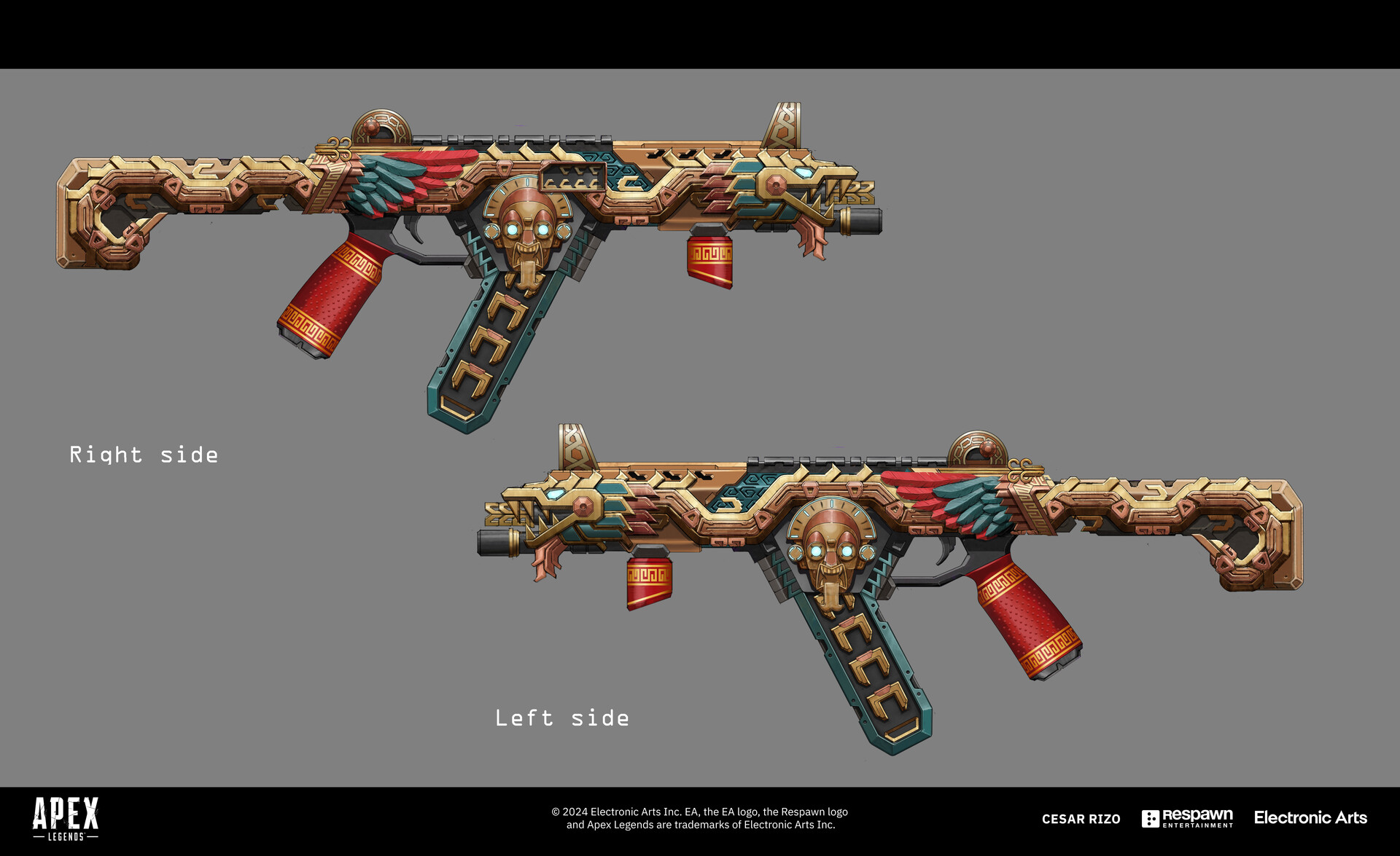 Cesar Rizo - RR-99 Legendary Skin "Wind Serpet" for Apex Legends
