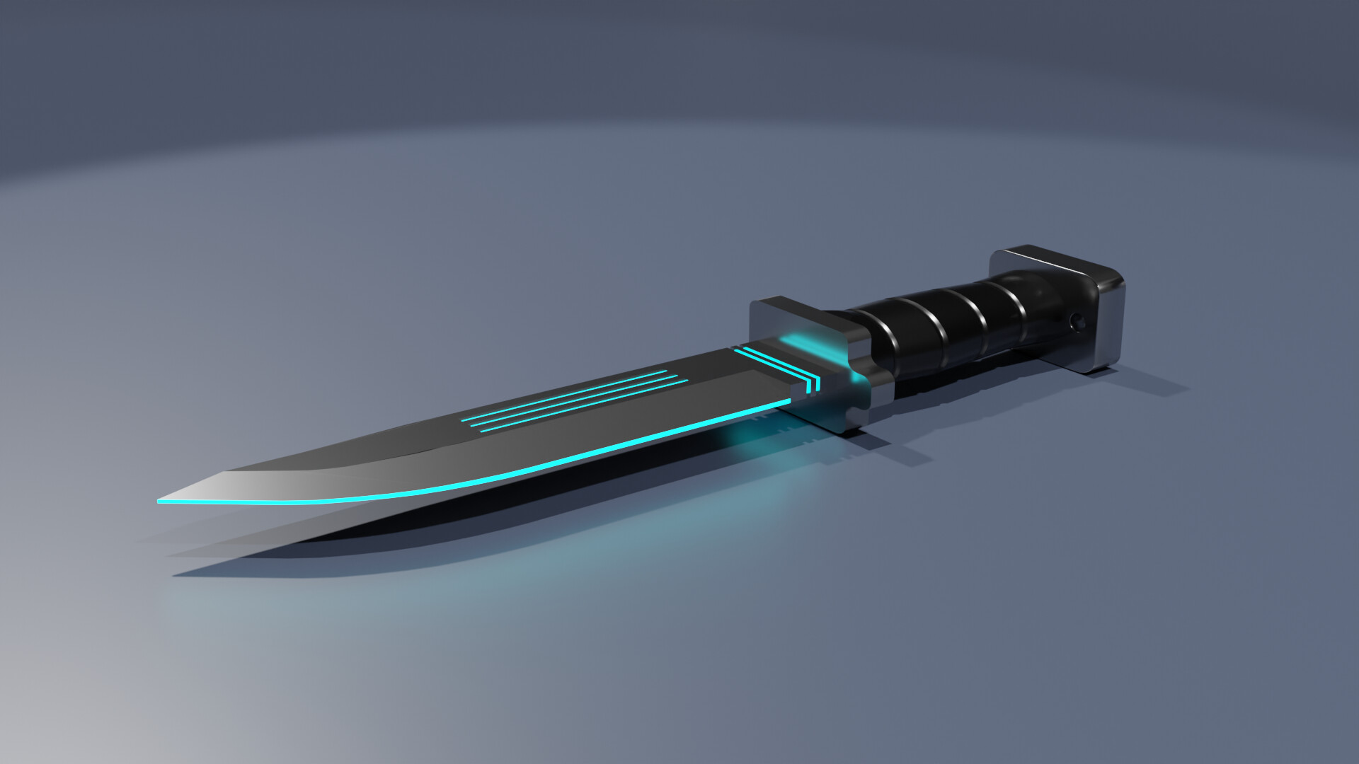 ArtStation - Cyberpunk Tactical Knife 3D model for game