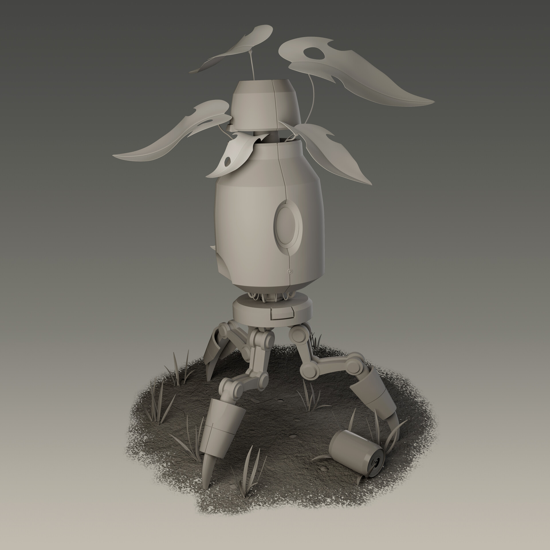 ArtStation - Robot Modeling - Hard Surface Modeling
