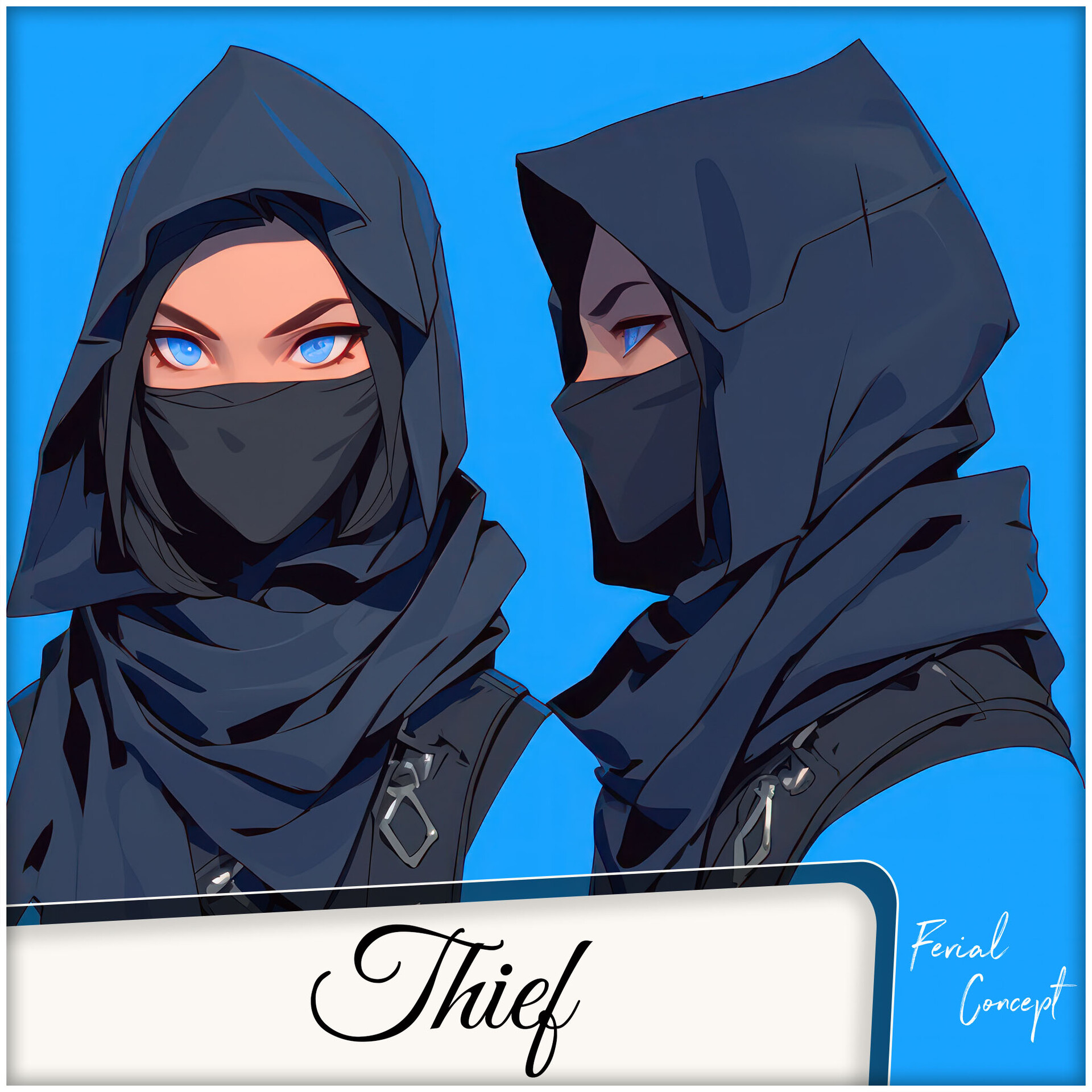 ArtStation - 🔹240 Thief - Head Model Reference Image Pack v.54 |4K|