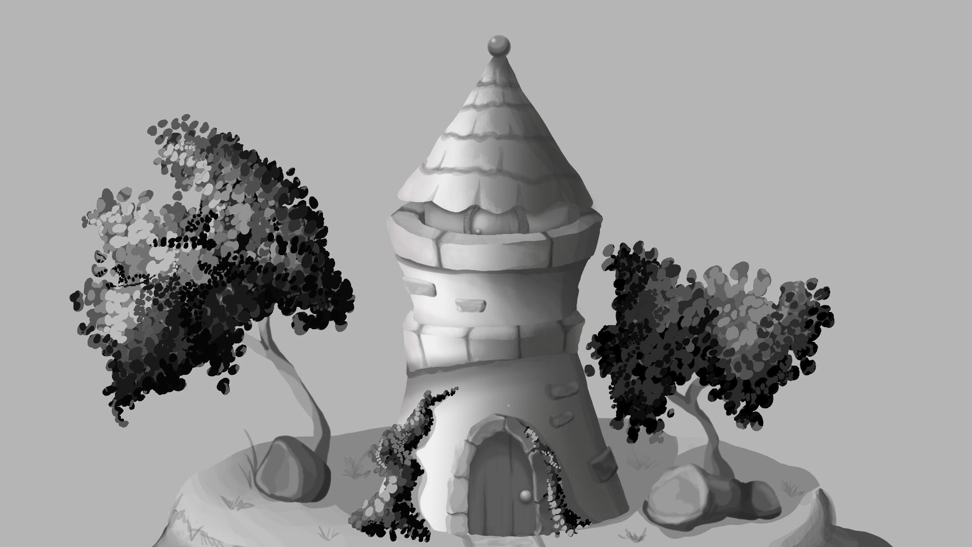 ArtStation - Forest tower