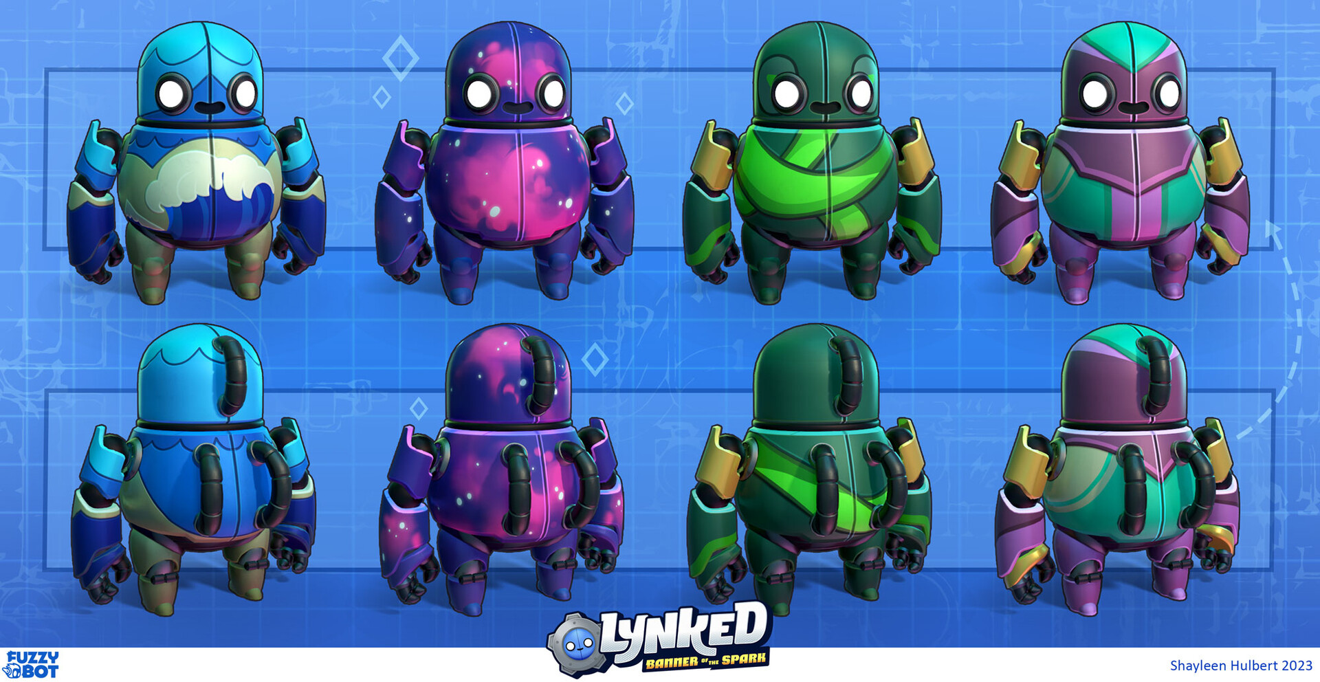 ShayleenHulbertArt - Buddy Bot - Lynked: Banner of the Spark