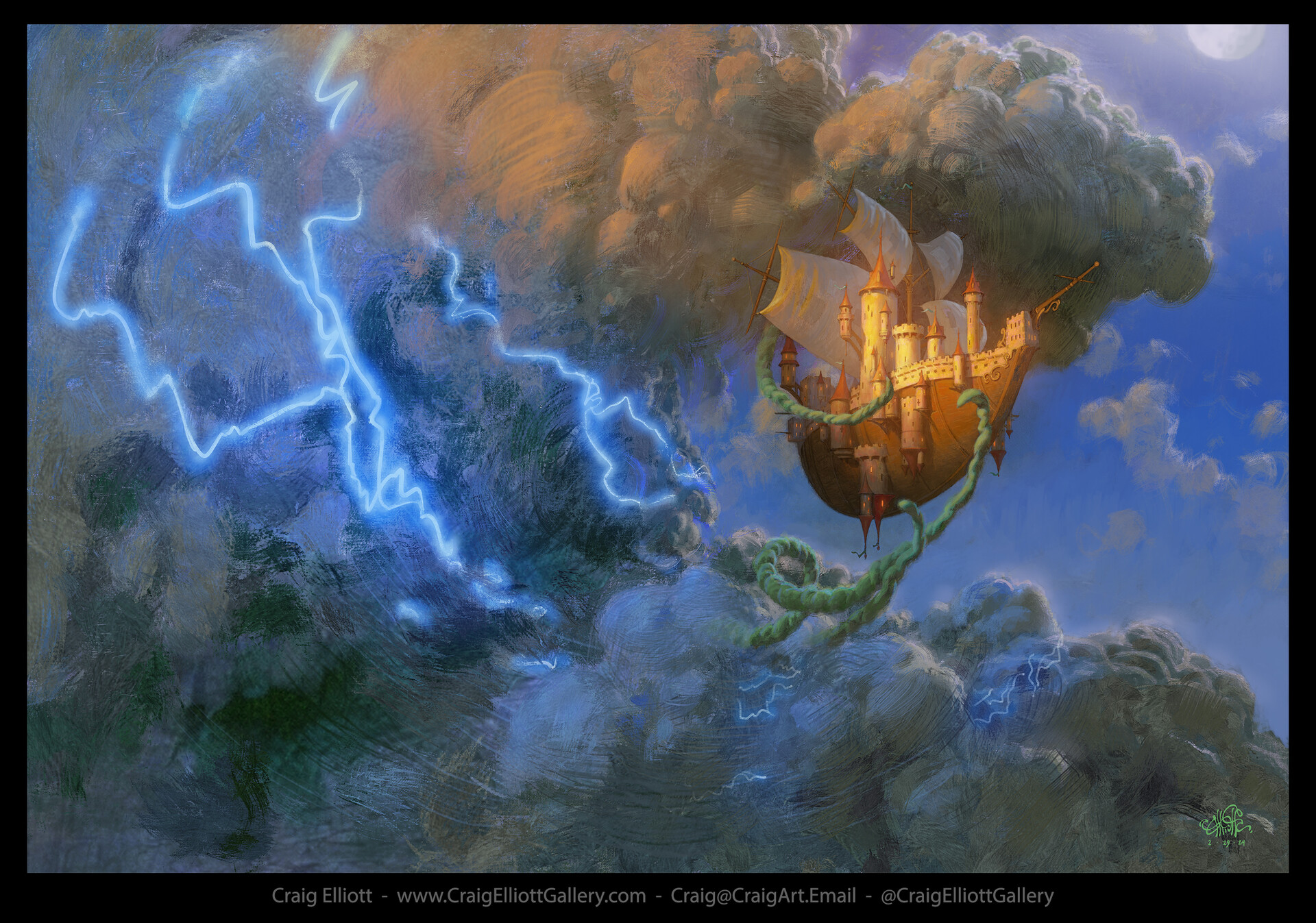 ArtStation - Creature of the Storm, Book cover for Writer's of the ...