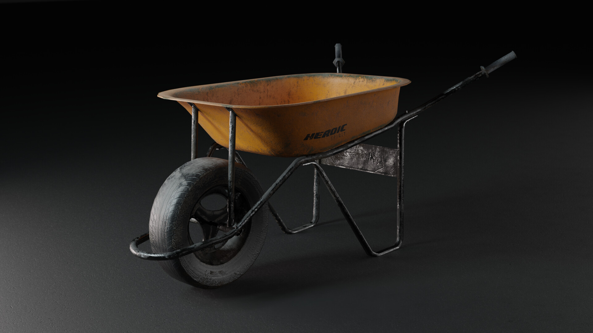 ArtStation - Wheelbarrow Game Prop