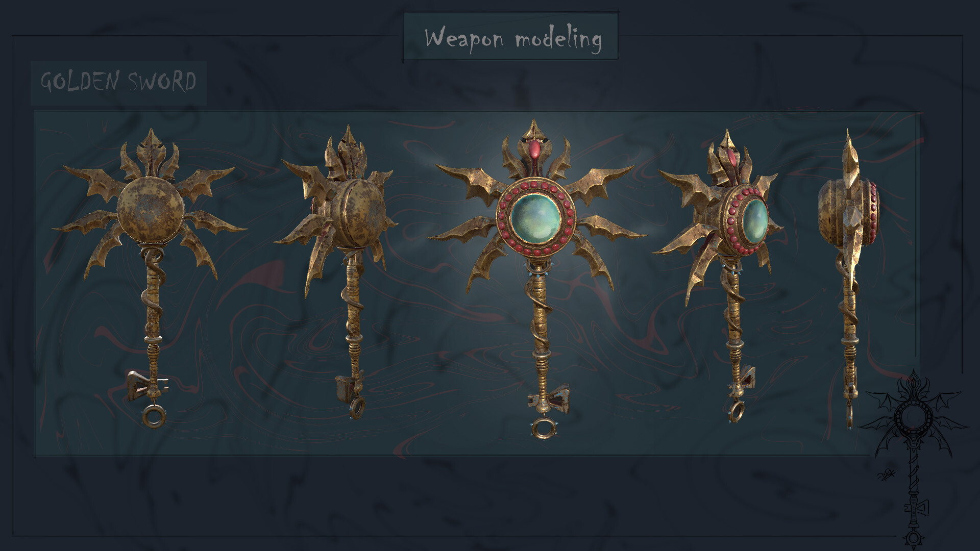 ArtStation - Weapon modeling