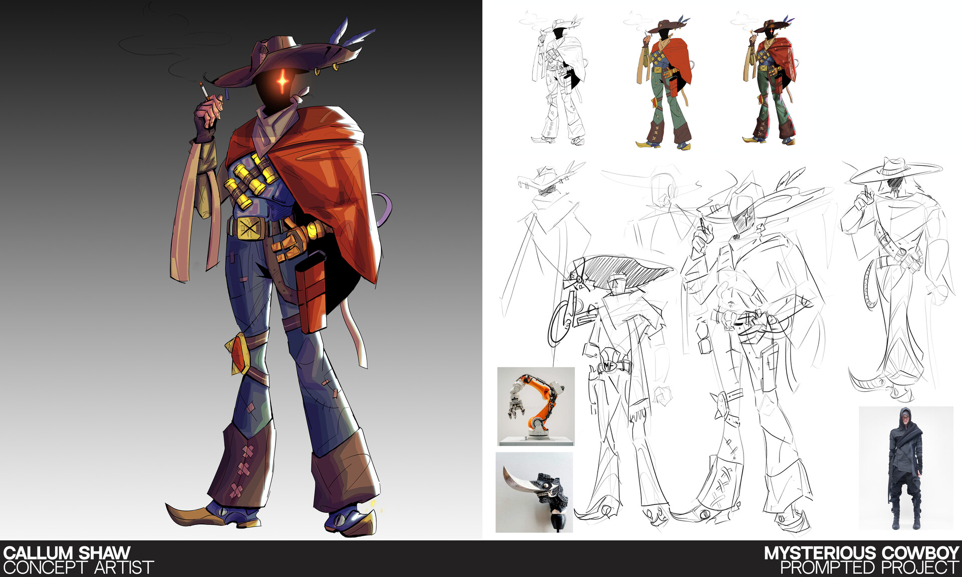 ArtStation - Mysterious Cowboy