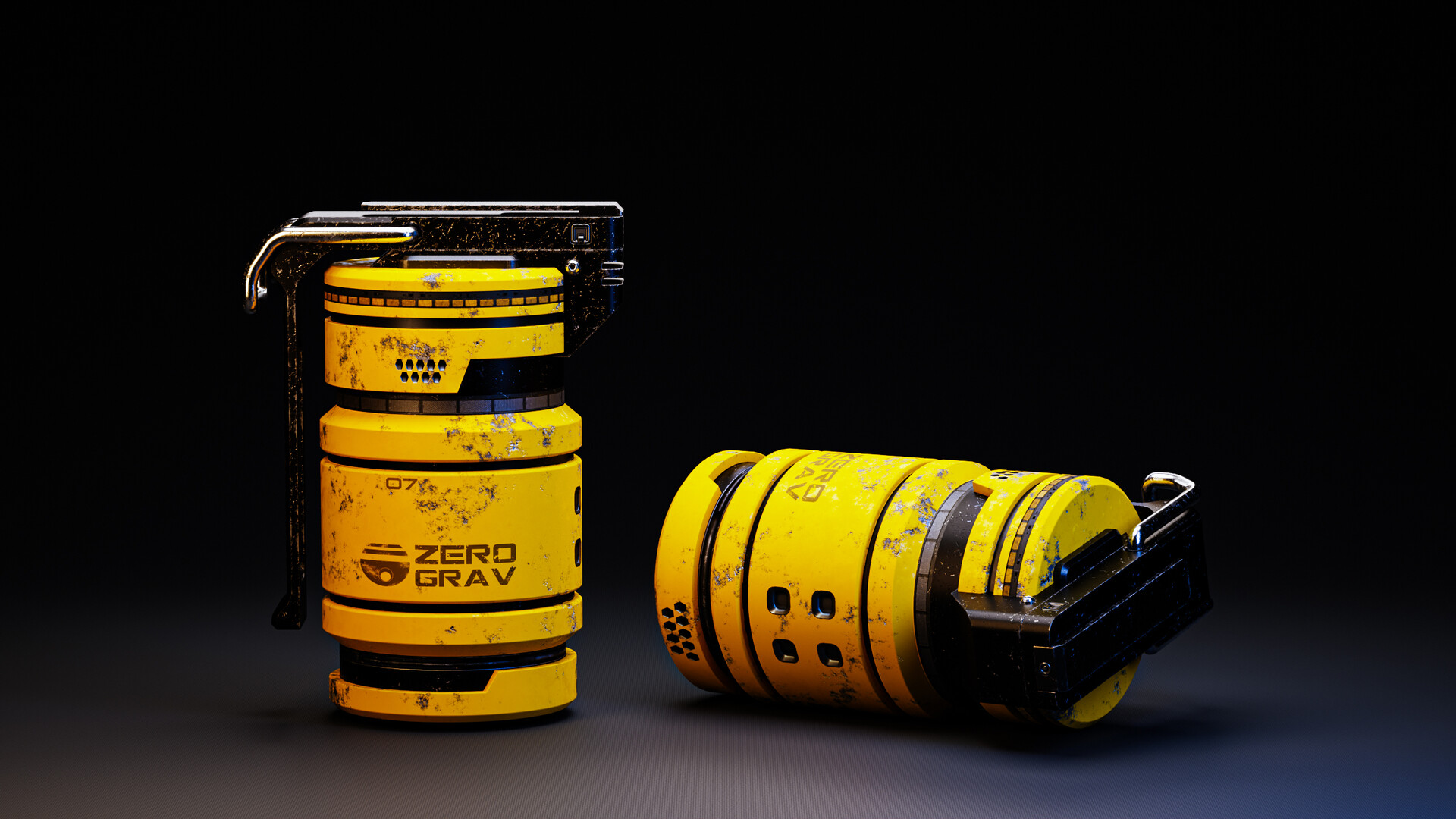 ArtStation - Sci-Fi Grenade