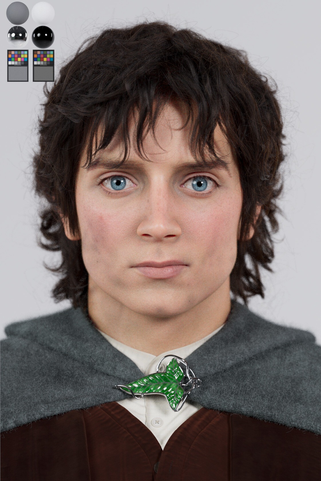Eden Exposito - Frodo Baggins - Elijah Wood - Lord of the Rings - Likeness