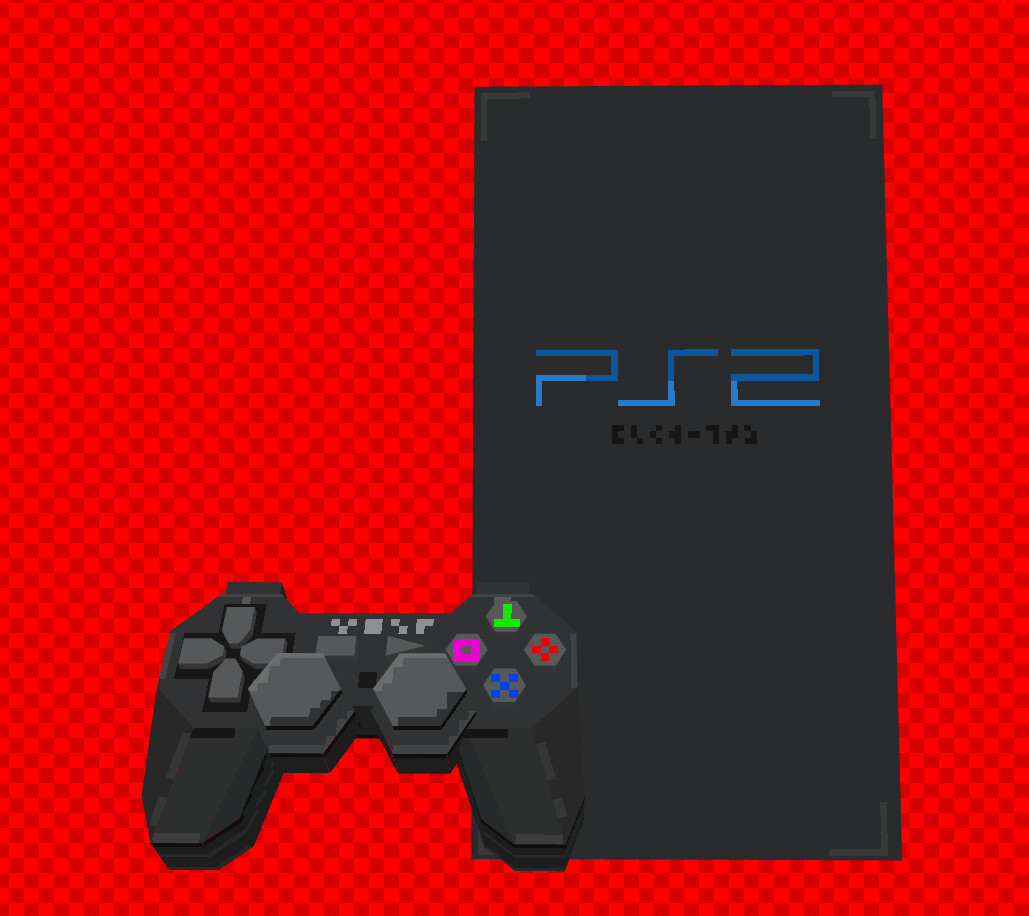 ArtStation - Low Poly Playstation 2