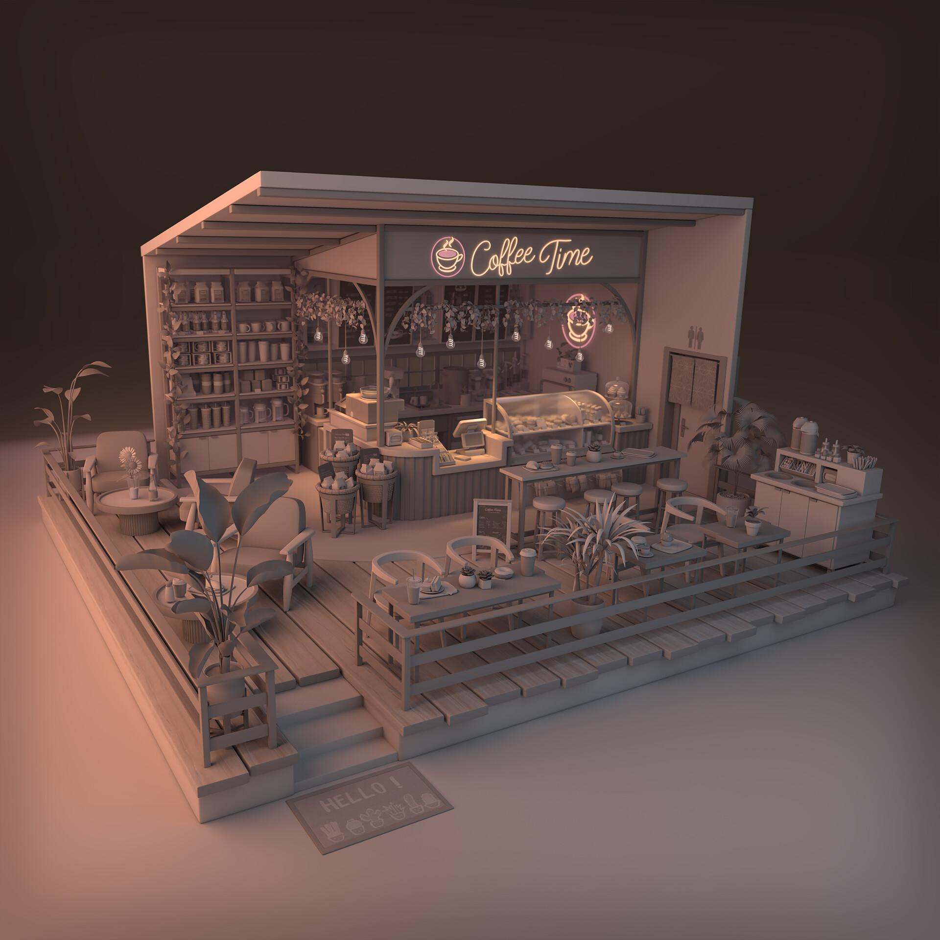 ArtStation - Coffee Shop