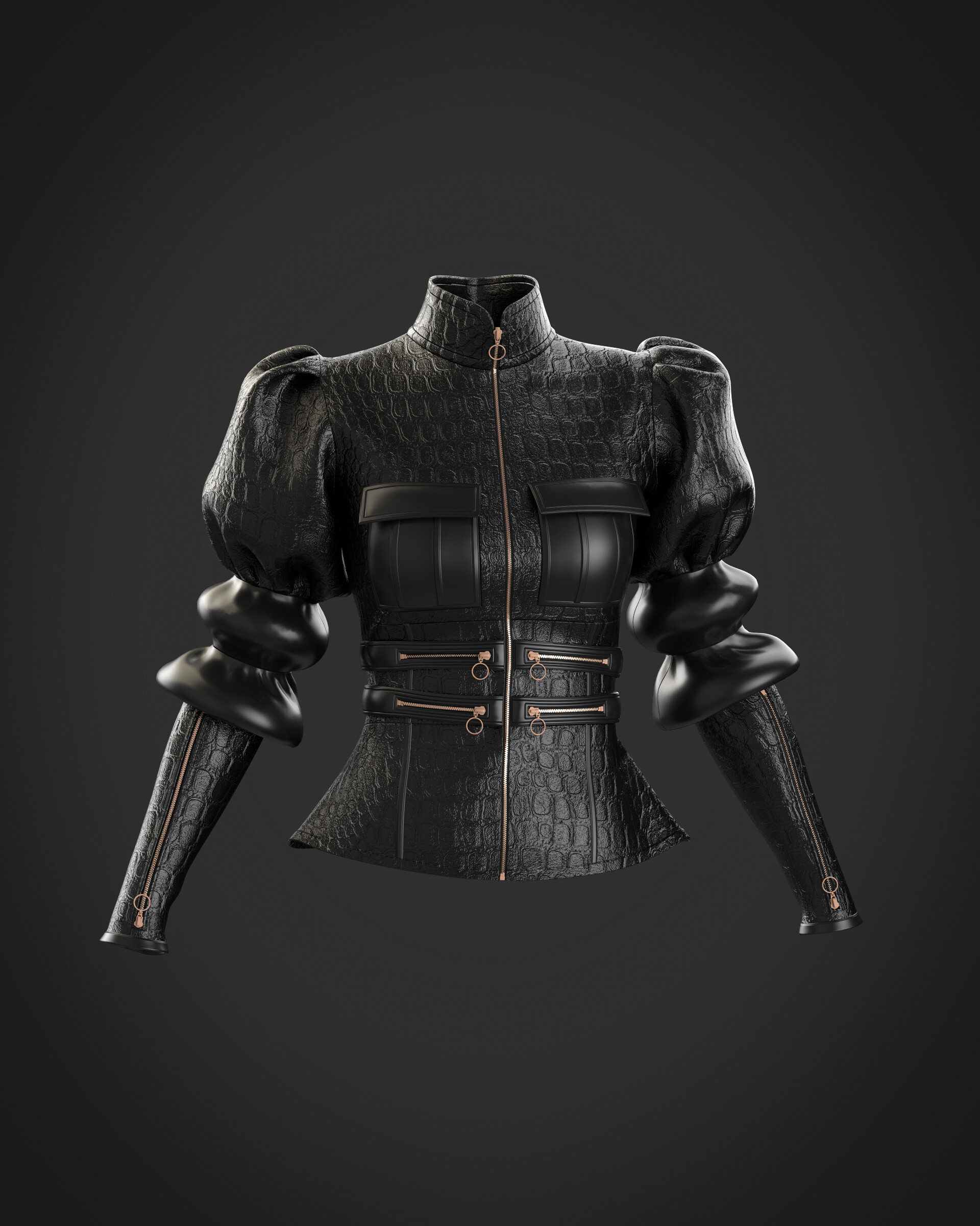 ArtStation - LEATHER COAT