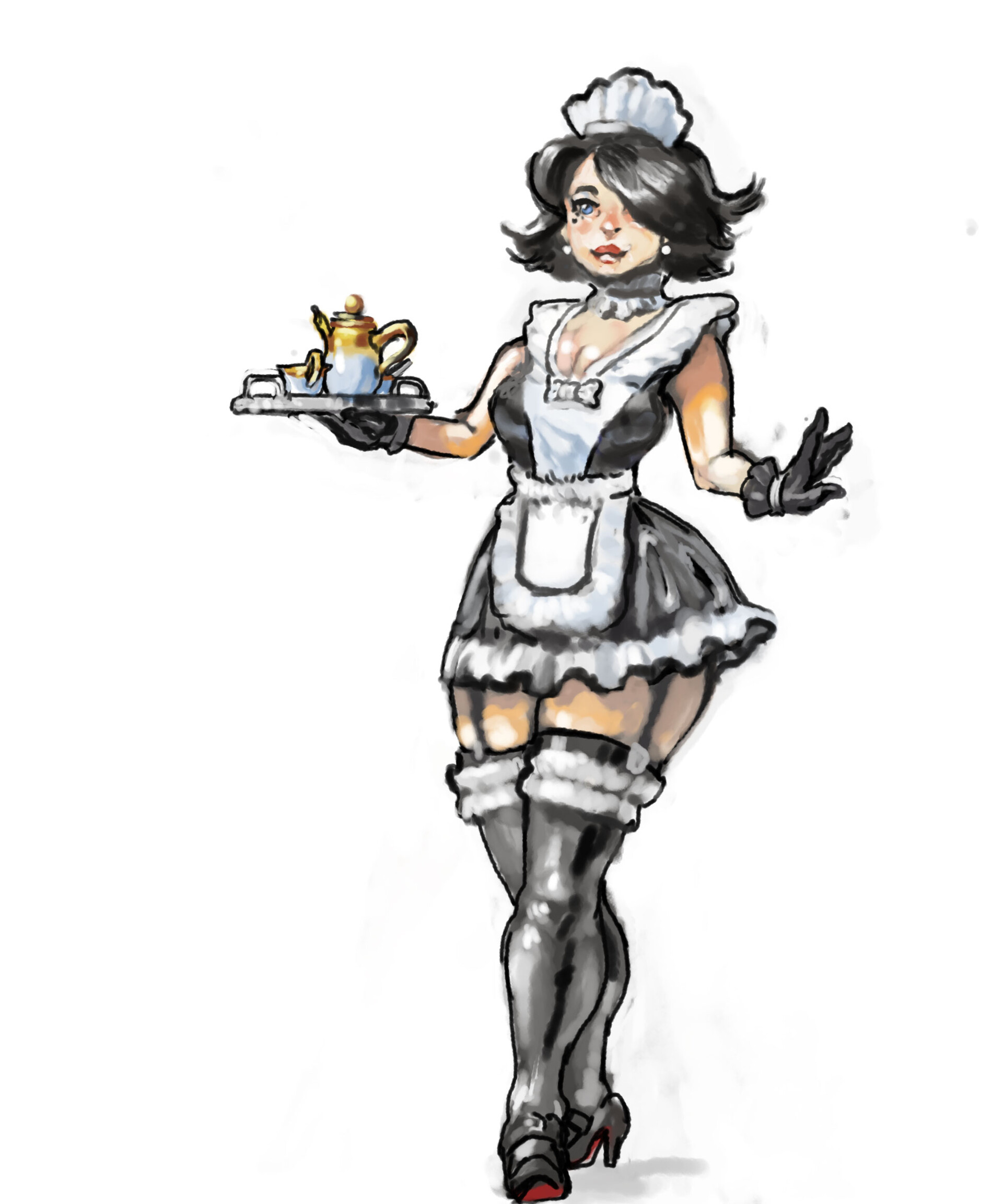 ArtStation - PLP039: French Maid