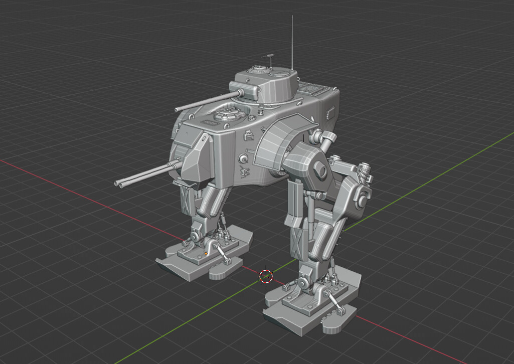 ArtStation - M1 v1 american mech