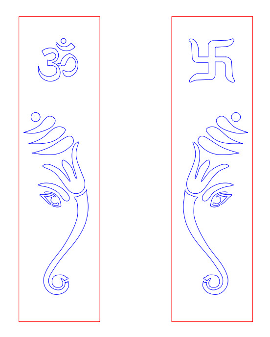 ArtStation - CNC Ganesha,Om & Swastik Design