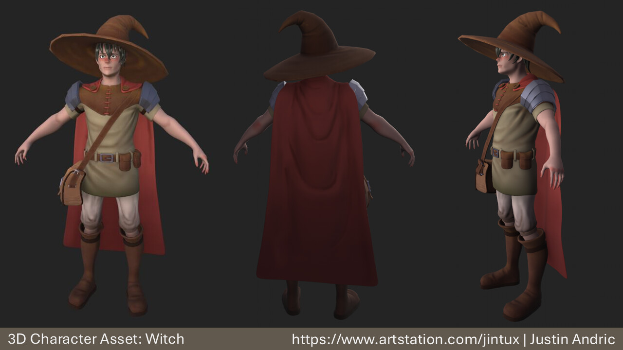 ArtStation - Witch | 3D Game Asset | Character Art