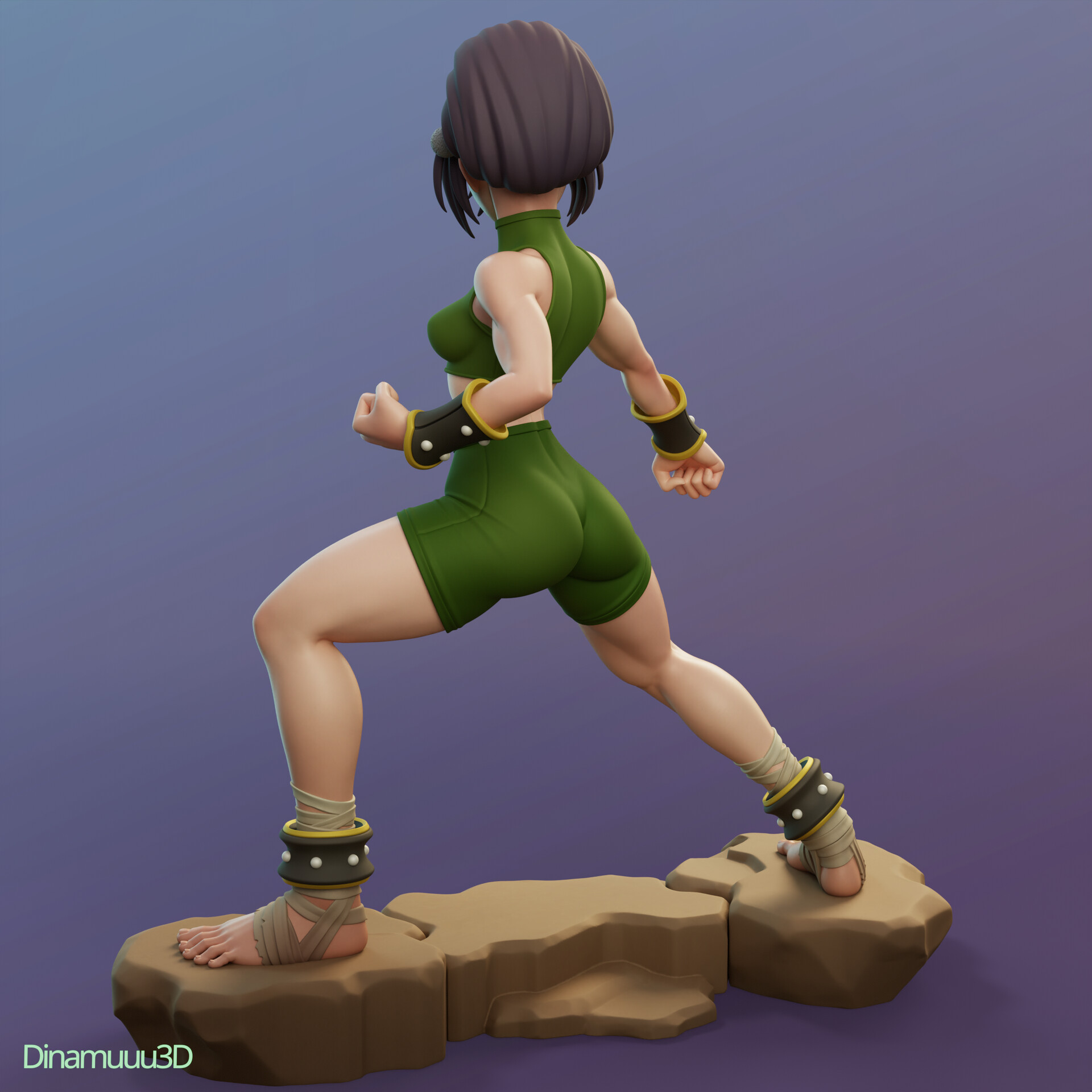 Dinamuuu 3D - Toph Beifong 3D Print Model