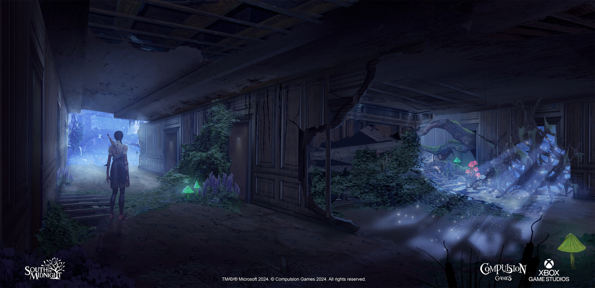 Lucy Zini - South of Midnight - The Abysmal Swamp Concept Art