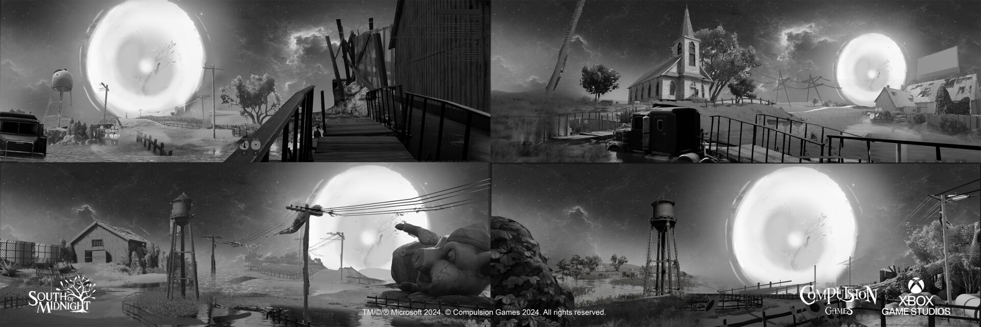 Lucy Zini - South of Midnight - Chase Sequence Concept Art