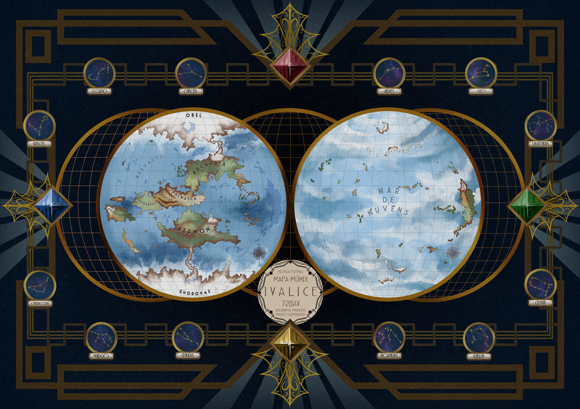 ArtStation - RPG - Commission - Mapa
