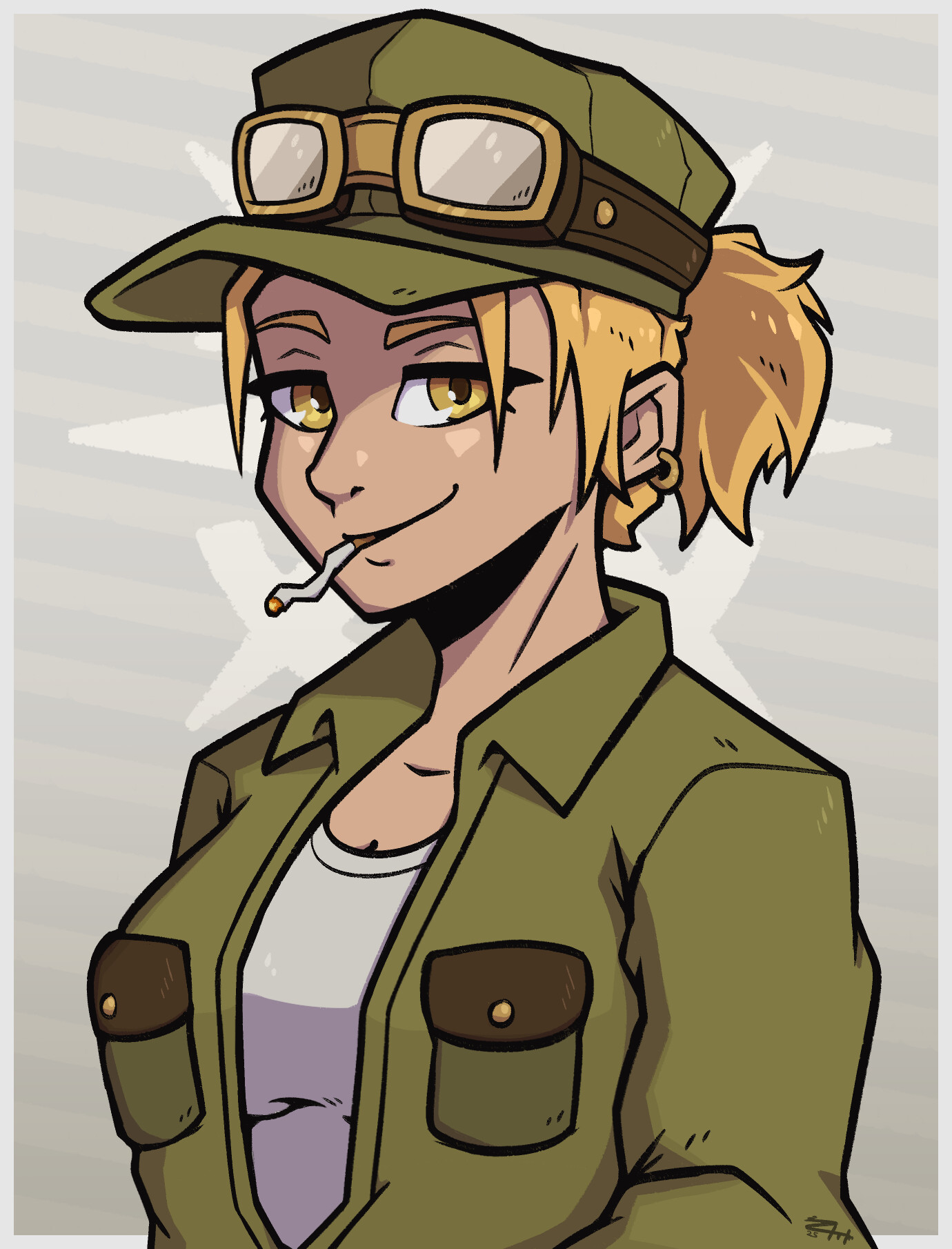 ArtStation - Zya, Lancaster Pilot