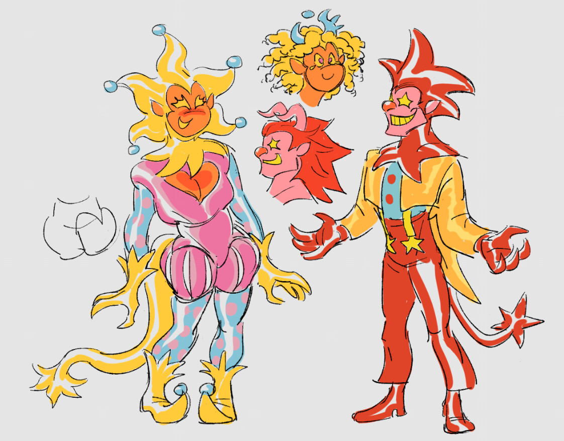 ArtStation - Clown demons 2