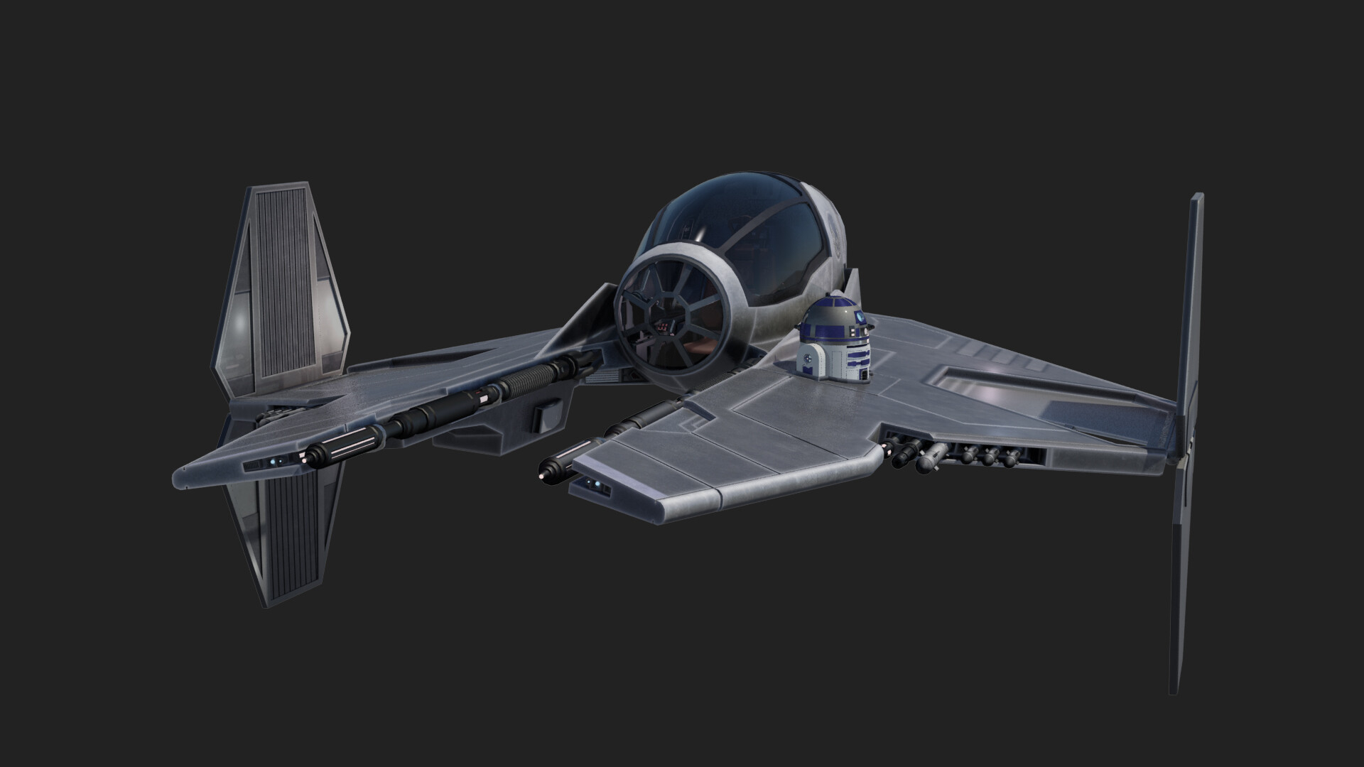 ArtStation - ETA-2 Actis-class Interceptor Grey Jedi Version