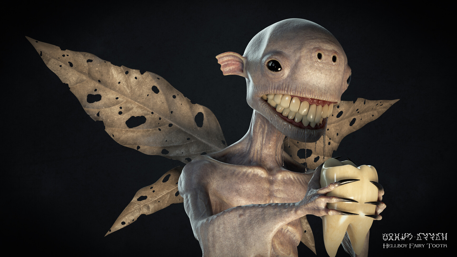 ArtStation - Hellboy's Fairy Tooth