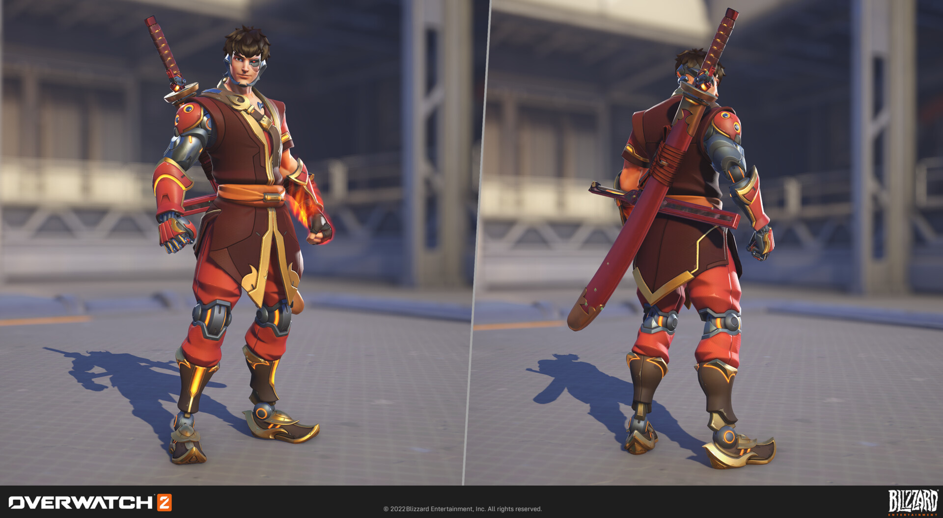 RABCAT GAME ART - OVERWATCH 2 - Genji 'Zuko'