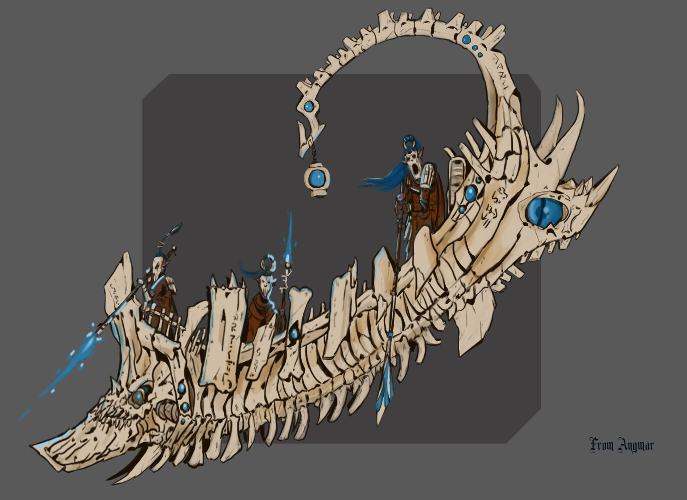 ArtStation - Bone boat