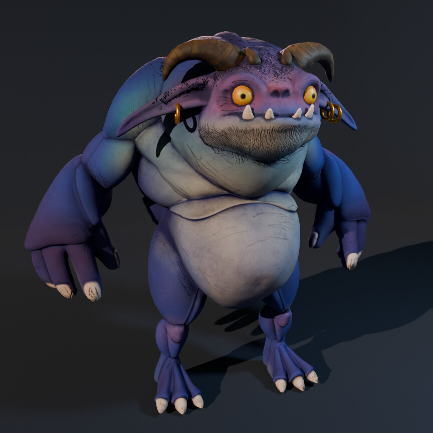 ArtStation - Surprised Troll by YUST3