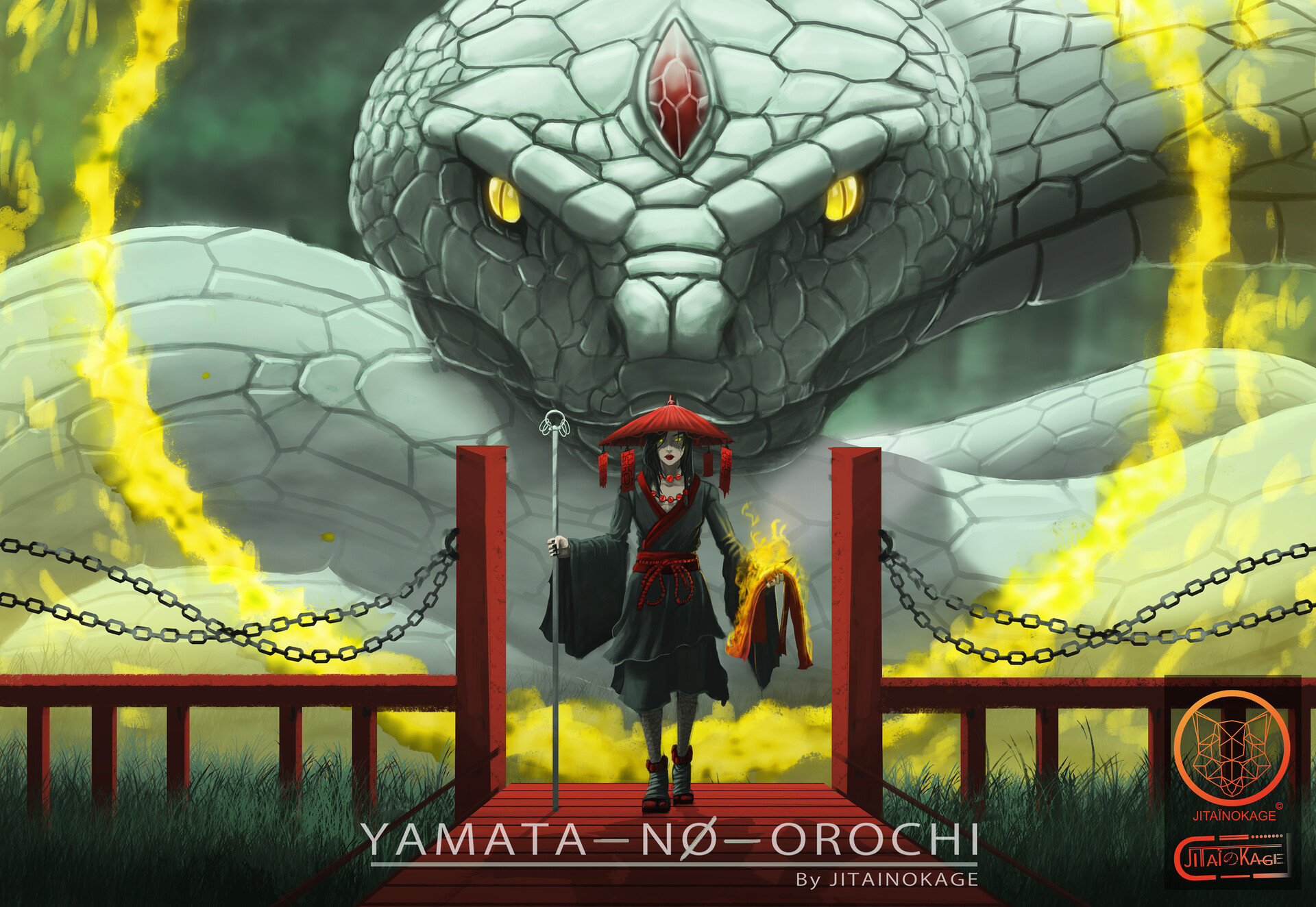 ArtStation - Yamata-no-Orochi
