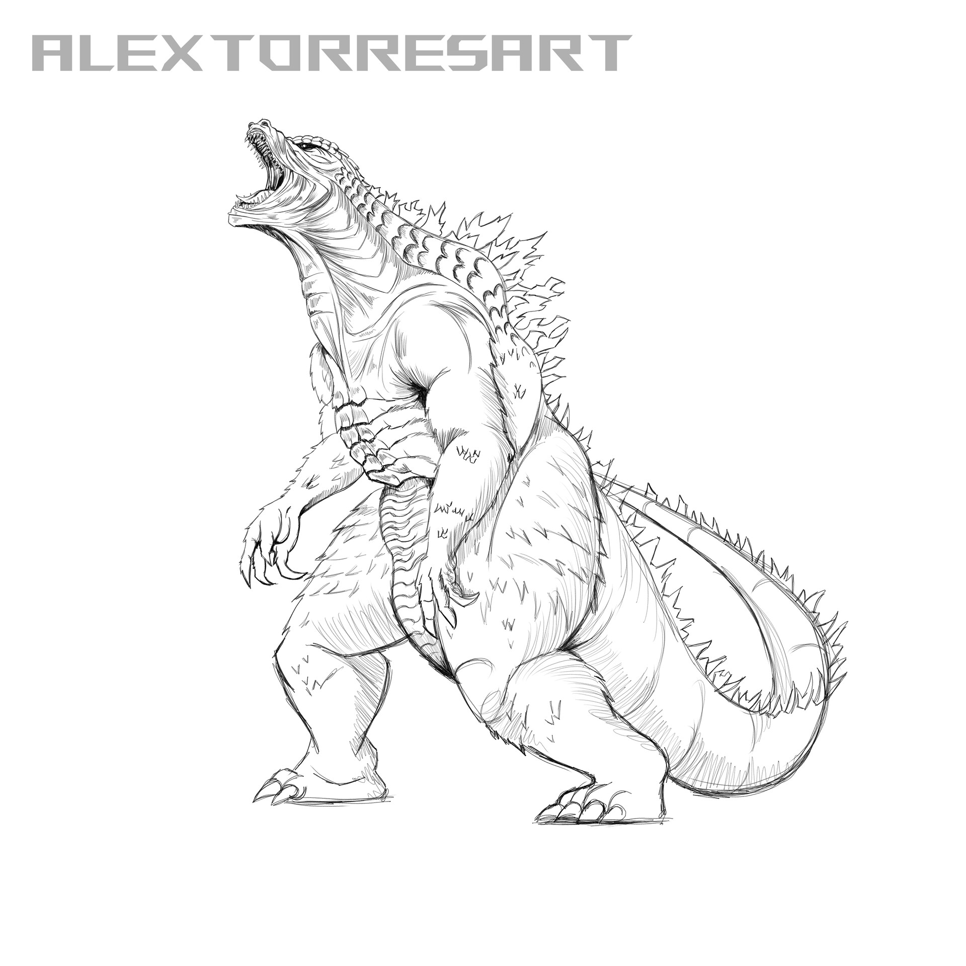ArtStation - Godzilla - concept art