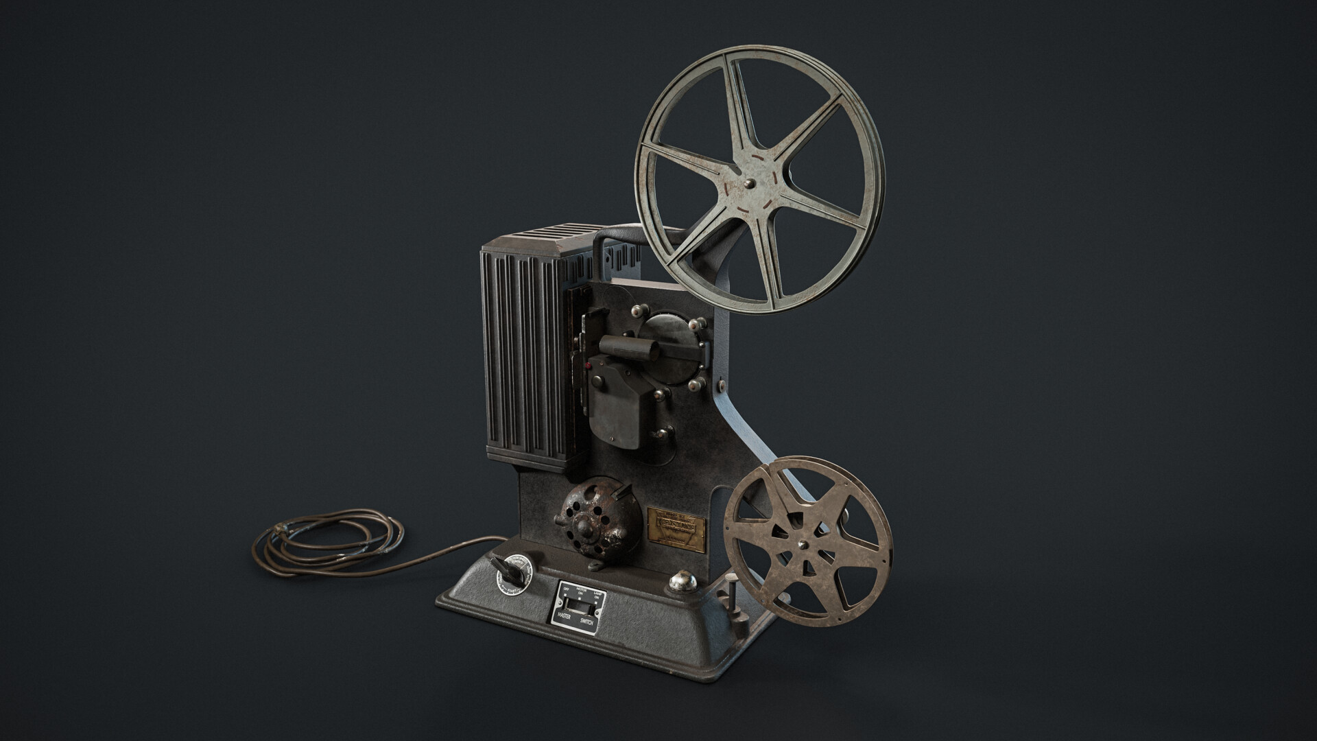ArtStation - Vintage Film Projector