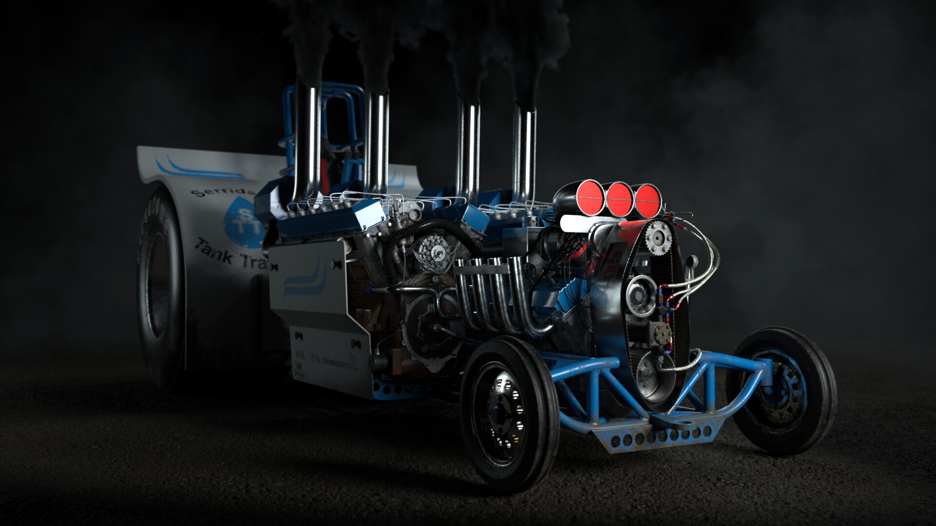 ArtStation - Slædehunden tractor puller